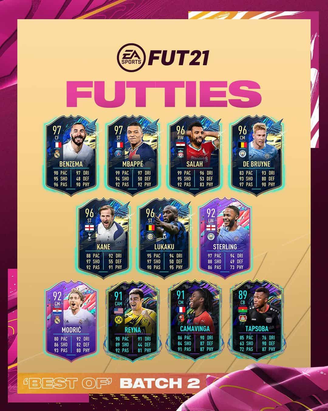 FIFA 21: Batch 2 Best of FUTTIES è ora disponibile nei pacchetti ...