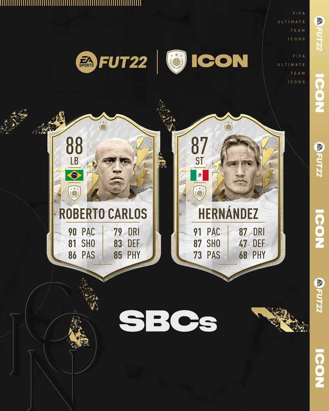 FIFA 22: Disponibili le SBC Icon Mid di Roberto Carlos ed Hernandez ...