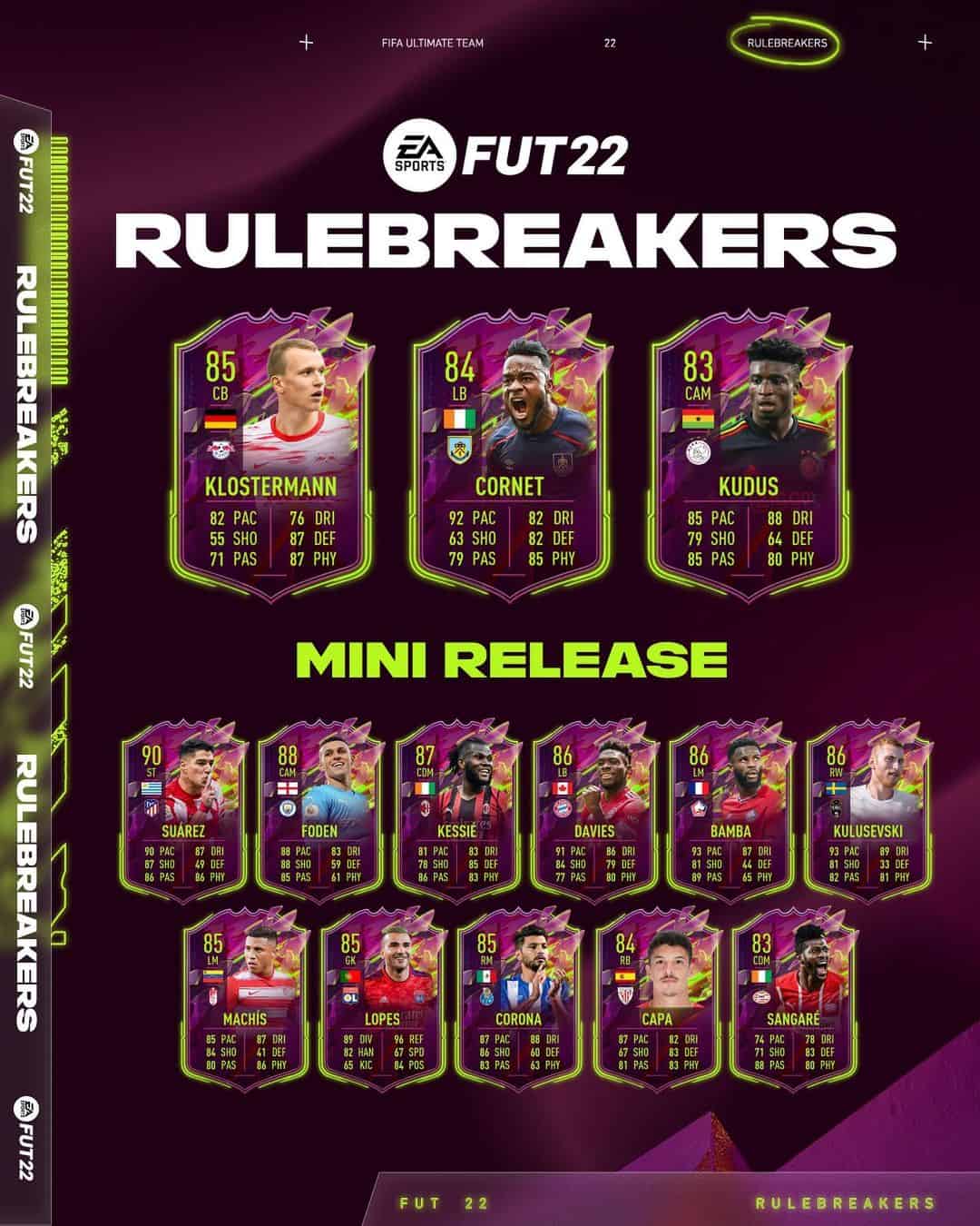 FIFA 22: Team 2 Rulebreakers – Scopri le nuove carte di Halloween ...
