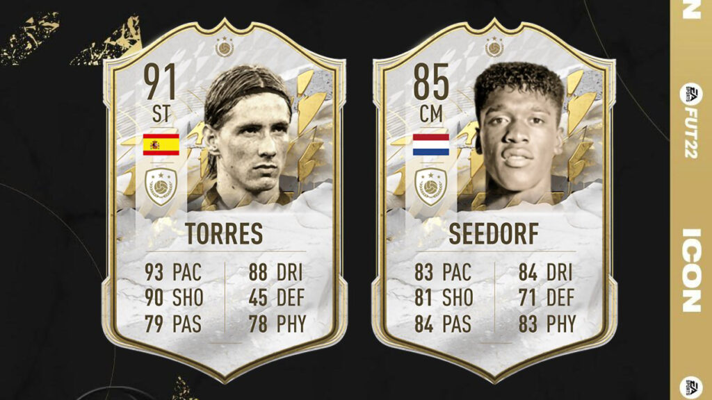 FIFA 22: Disponibili le SBC Icon Prime di Fernando Torres e Clarence ...