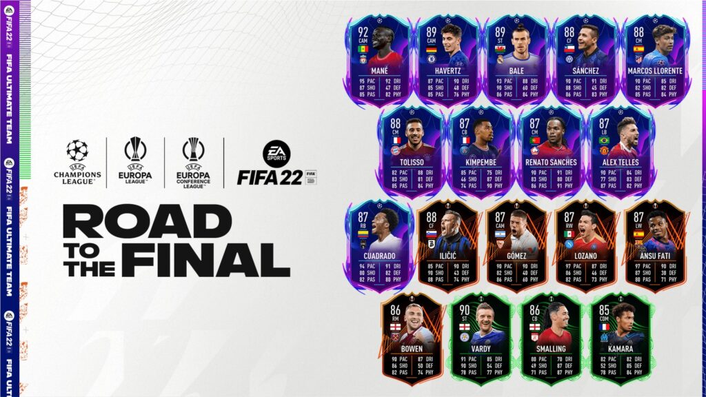 FIFA 22: Squadra Road To The Final – Ecco le nuove carte RTTF della UCL ...