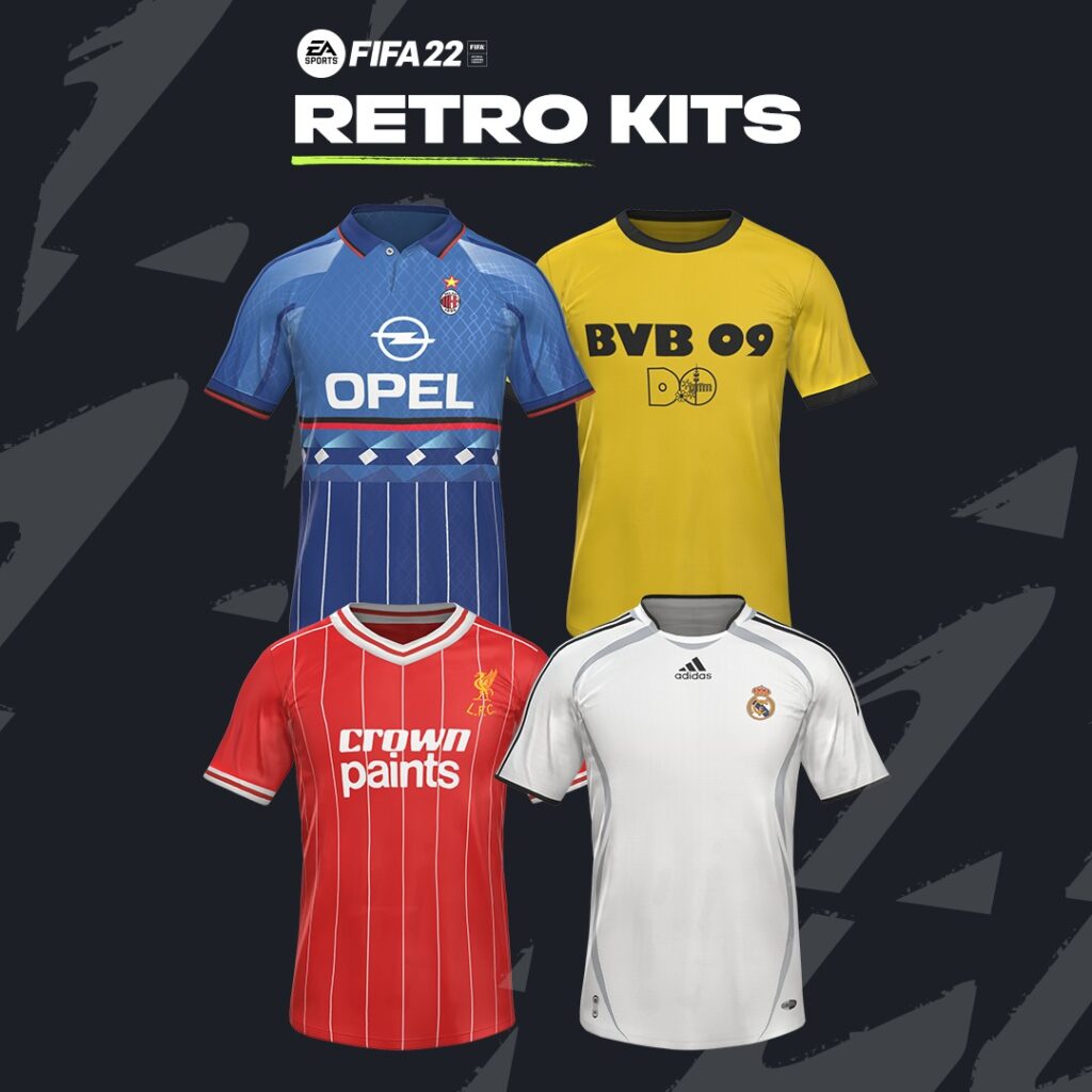 FIFA 22: Disponibili nello store FUT i nuovi kit retrò ...