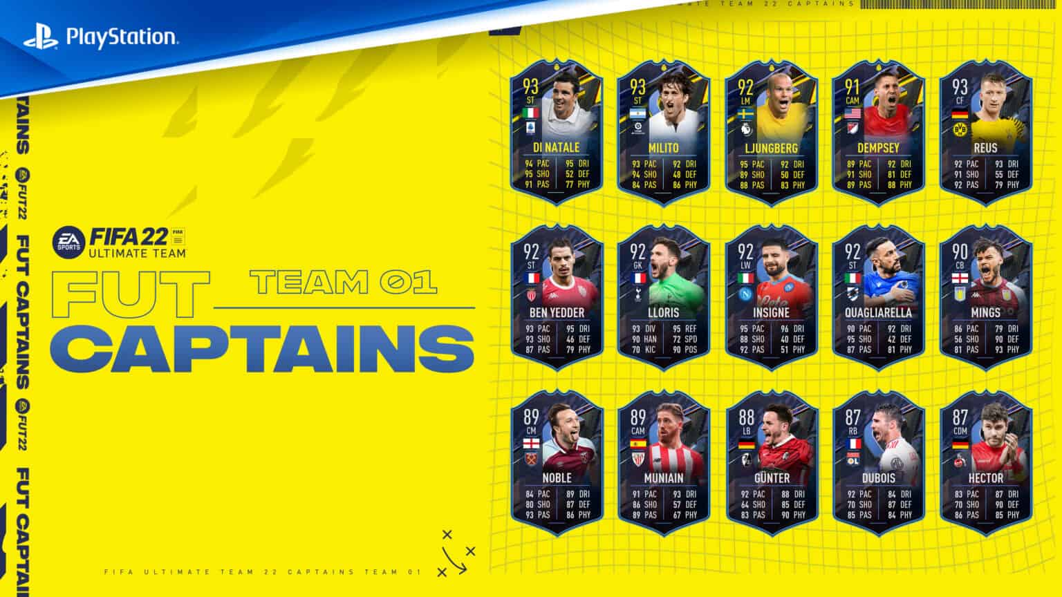 FIFA 22: FUT Captains Team 1 e Mini Release – Svelate le carte speciali ...