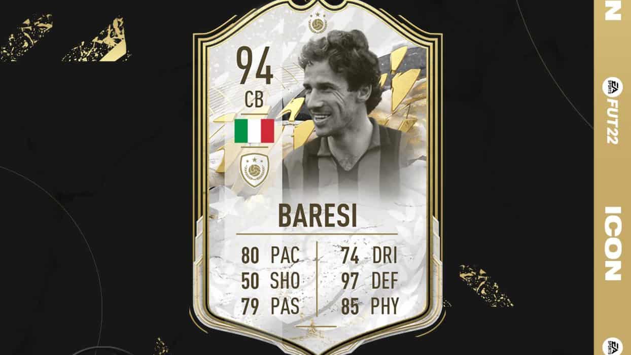 FIFA 22: Disponibile la SBC Icon di Franco Baresi Moments ...