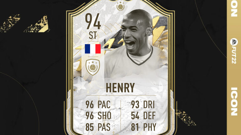 FIFA 22: Disponibile la SBC Icon di Thierry Henry Moments ...