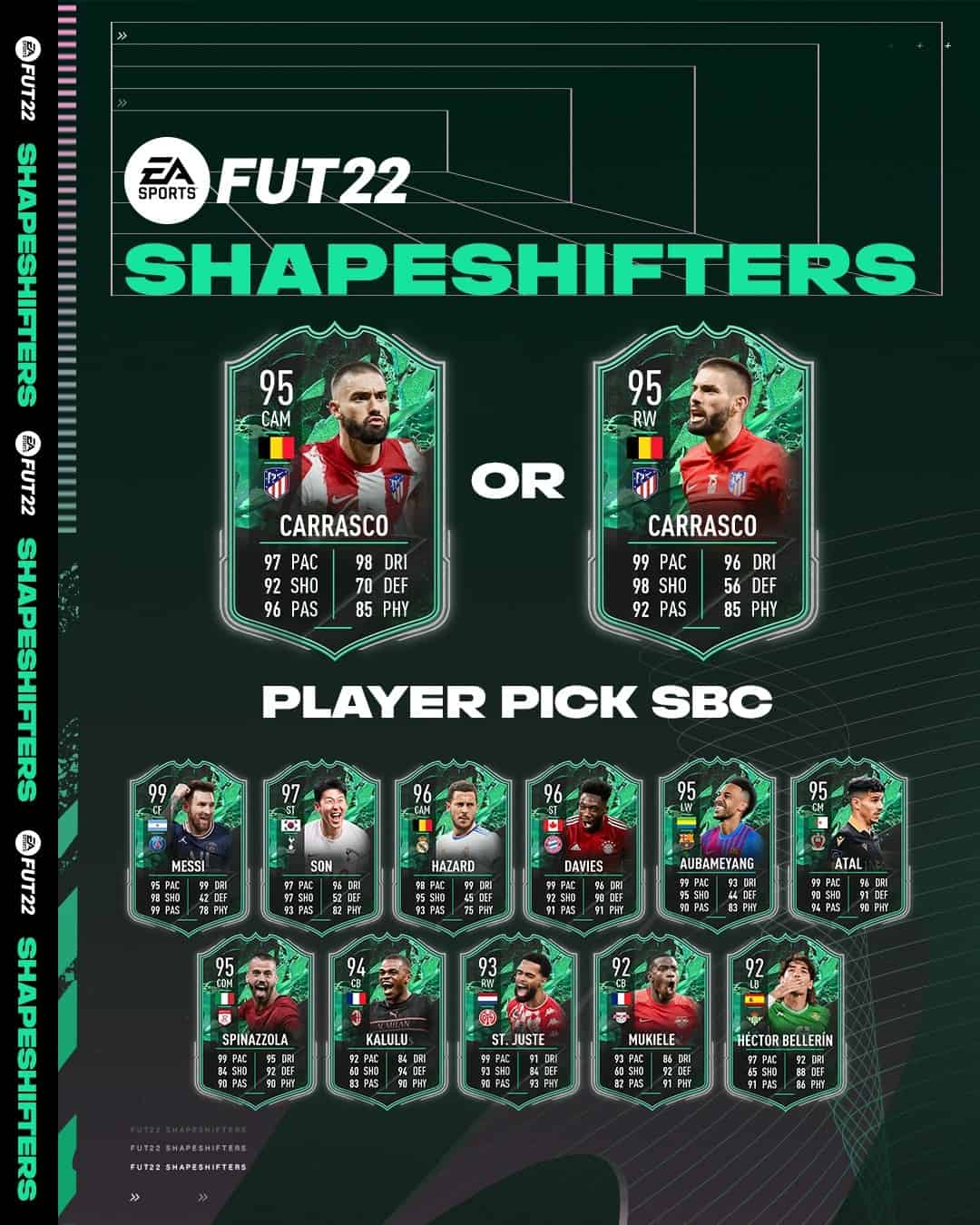 FIFA 22: SBC Yannick Carrasco ShapeShifters. Disponibile una nuova ...