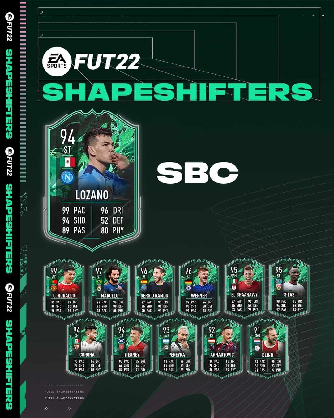Fifa 22 Sbc Hirving Lozano Shapeshifters Disponibile Una Nuova Carta