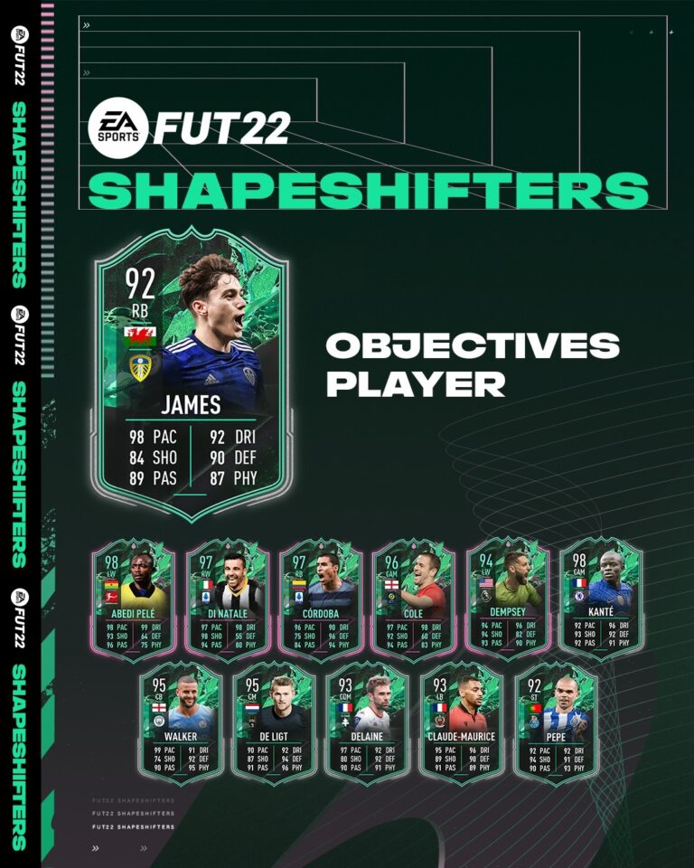 FIFA 22: Obiettivi Daniel James ShapeShifters. Disponibile una nuova ...