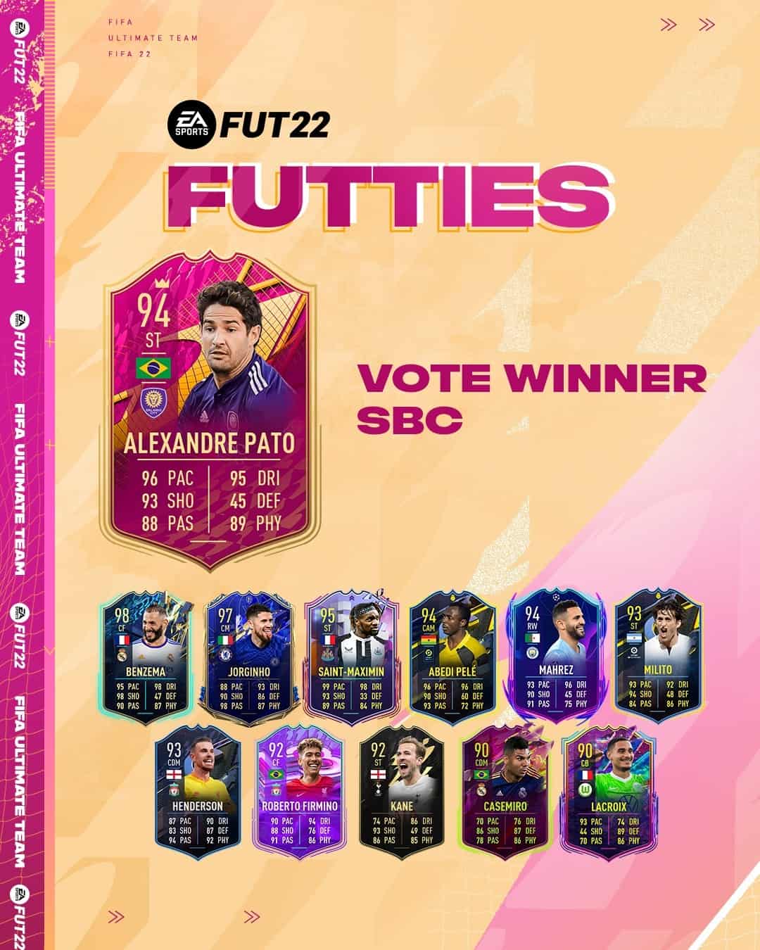 FIFA 22: SBC Alexandre Pato FUTTIES. Disponibile una nuova carta ...