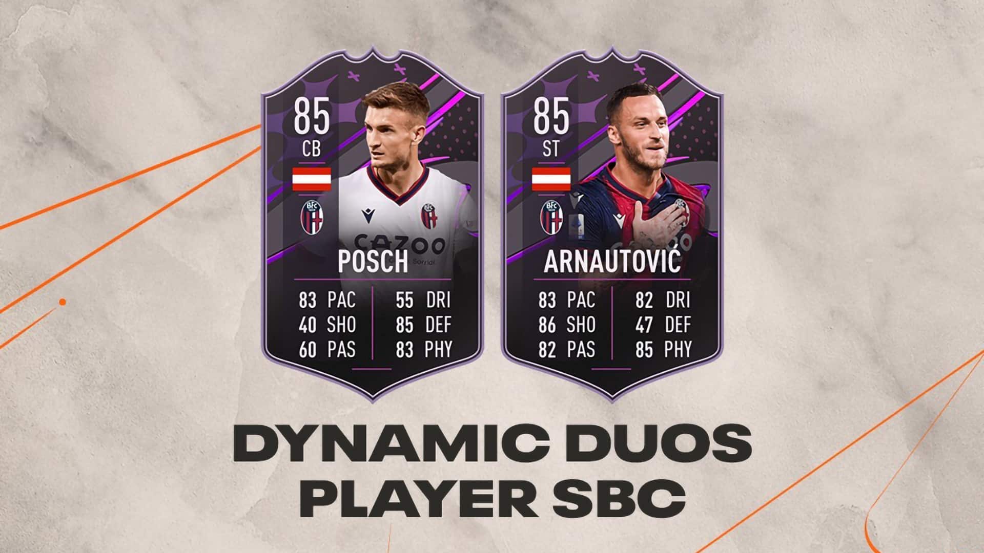 Fifa 23 Sbc Arnautovic E Posch Dynamic Duos Annunciate Due Nuove Carte