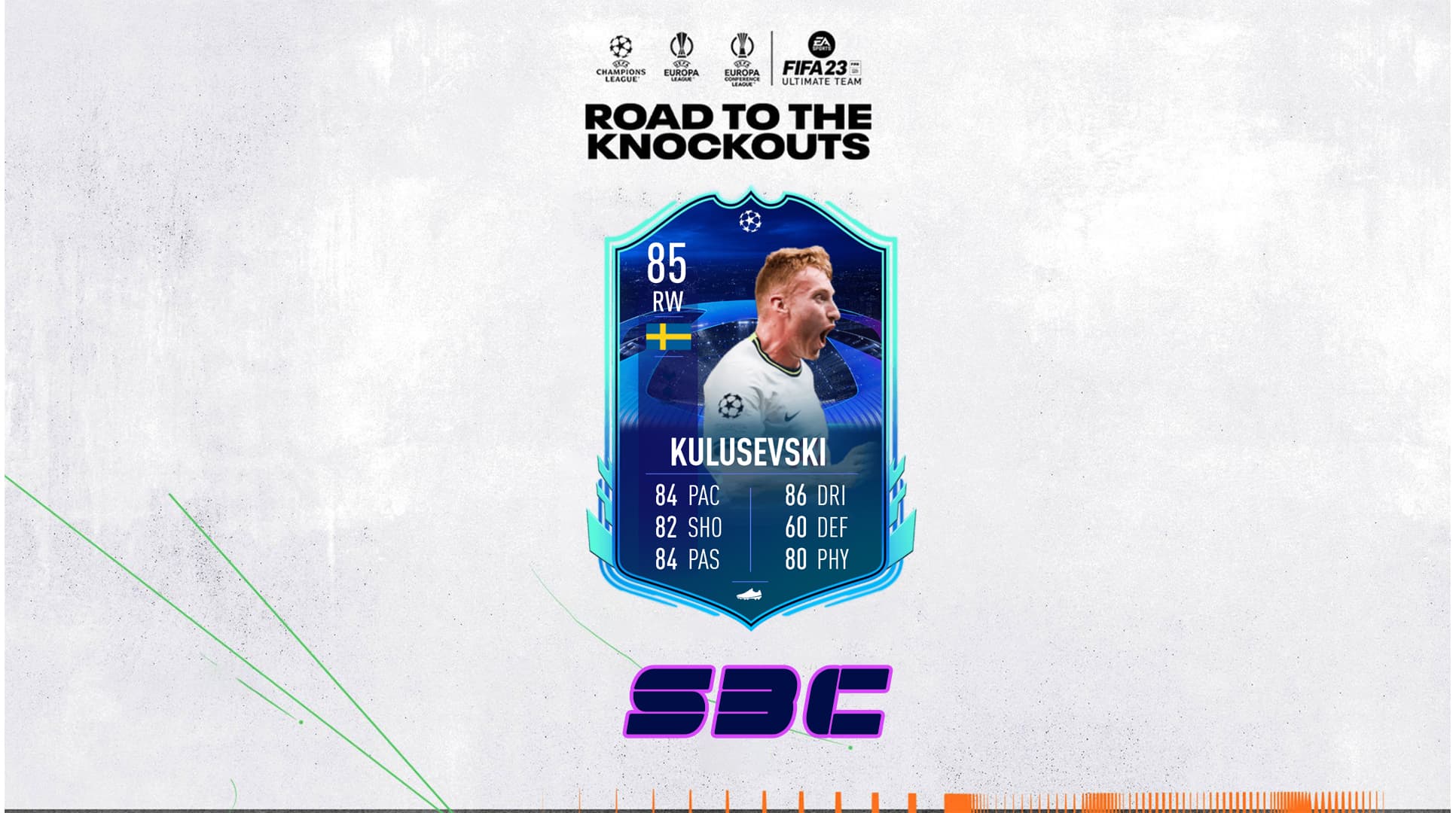 FIFA 23 SBC Dejan Kulusevski RTTK: La carta Road To The Knockouts dello ...