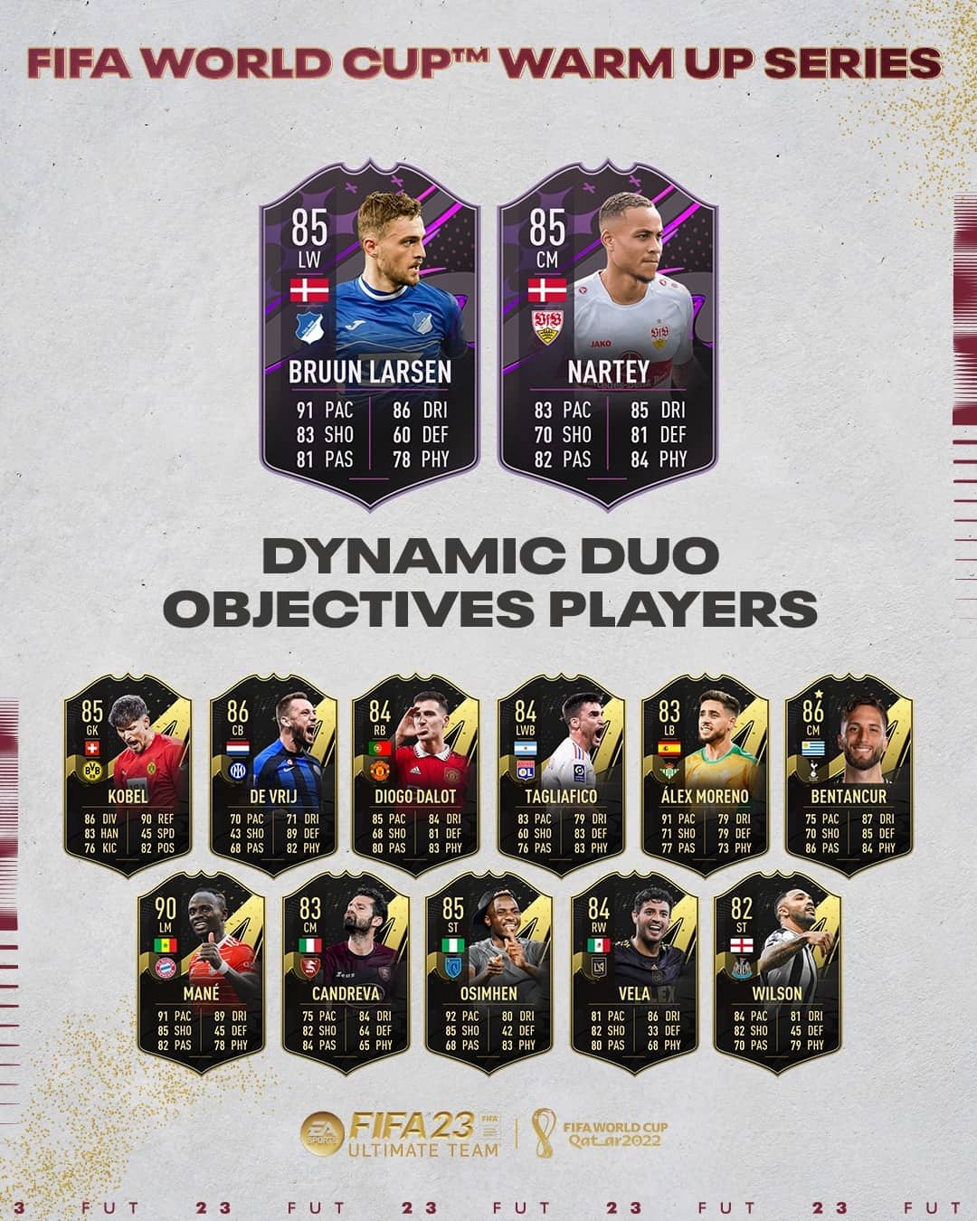 FIFA 23 Obiettivi Bruun Larsen e Nartey Coppia D'Assi: Annunciate due ...