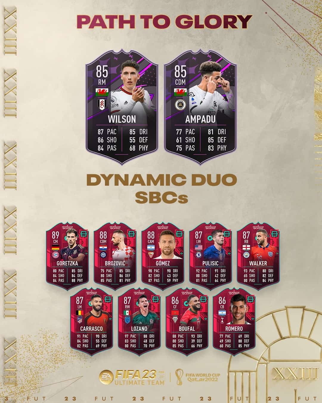 FIFA 23 SBC Wilson e Ampadu Coppia D’Assi: Annunciate due nuove carte ...