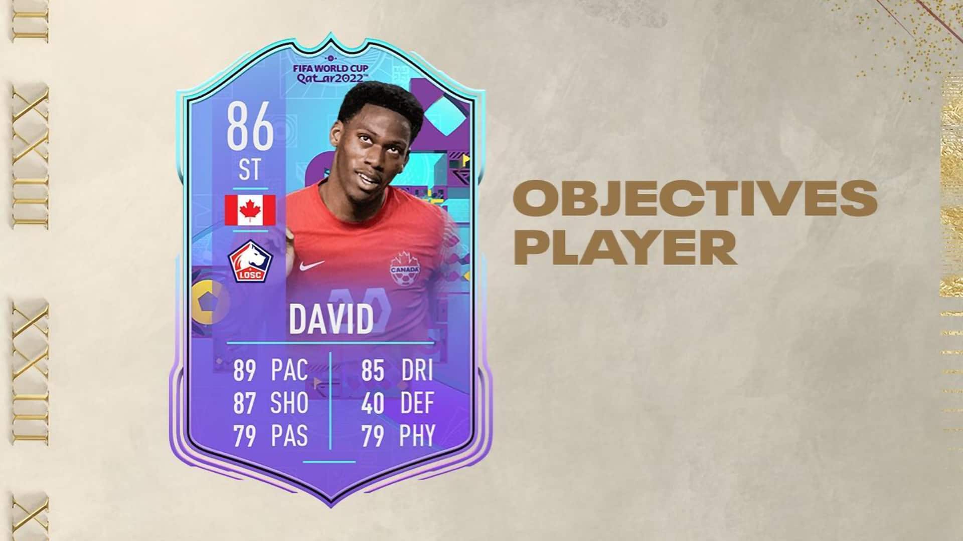FIFA 23 Obiettivi Jonathan David Phenoms: La carta Fenomeno dell ...