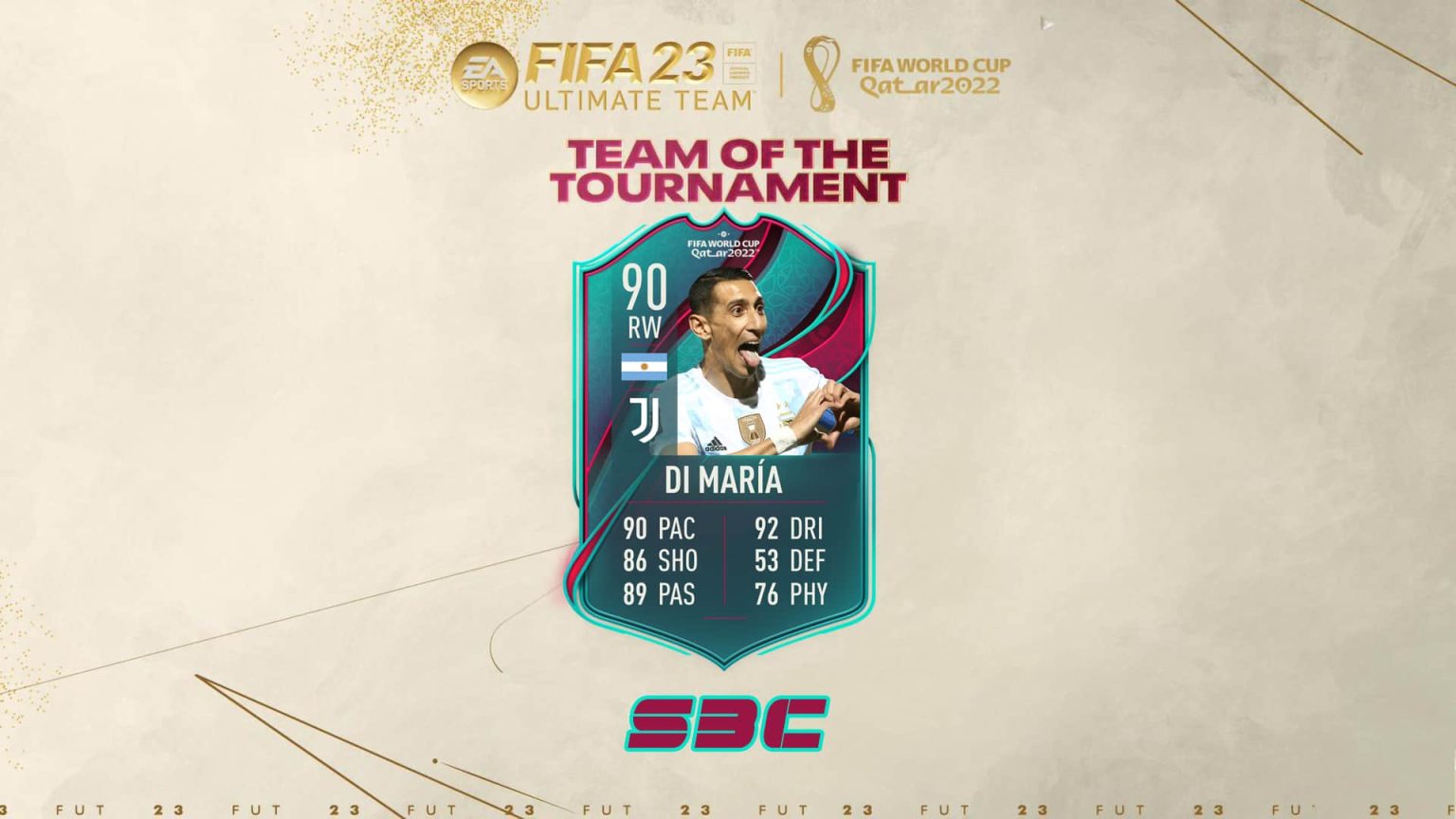 FIFA 23 SBC Angel Di Maria Team Of The Tournament: Svelata una nuova la ...