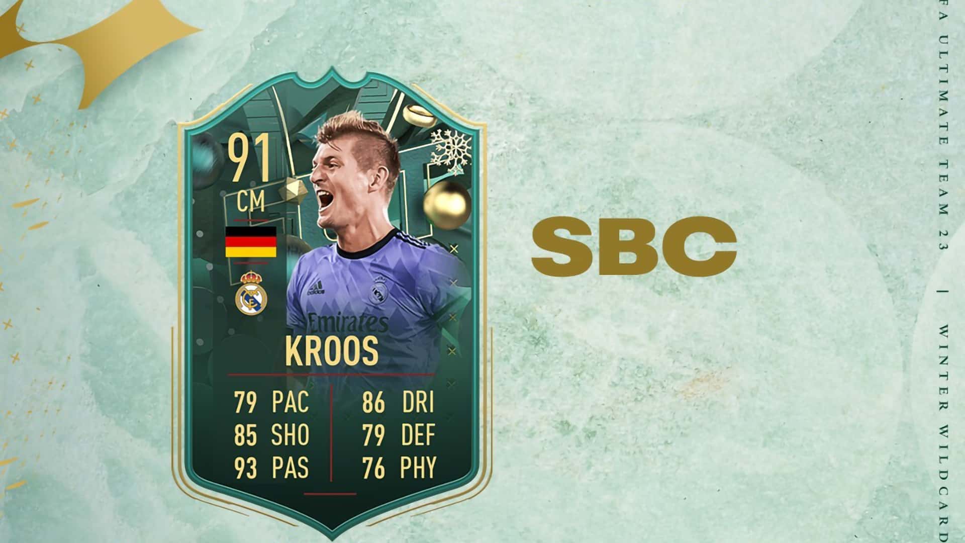 FIFA 23 SBC Toni Kroos Winter Wildcards: La carta Jolly Invernali del ...