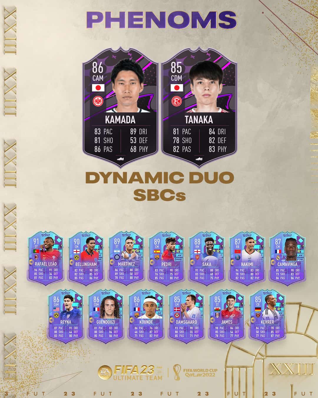 FIFA 23 SBC Kamada e Tanaka Coppia D’Assi: Annunciate due nuove carte ...