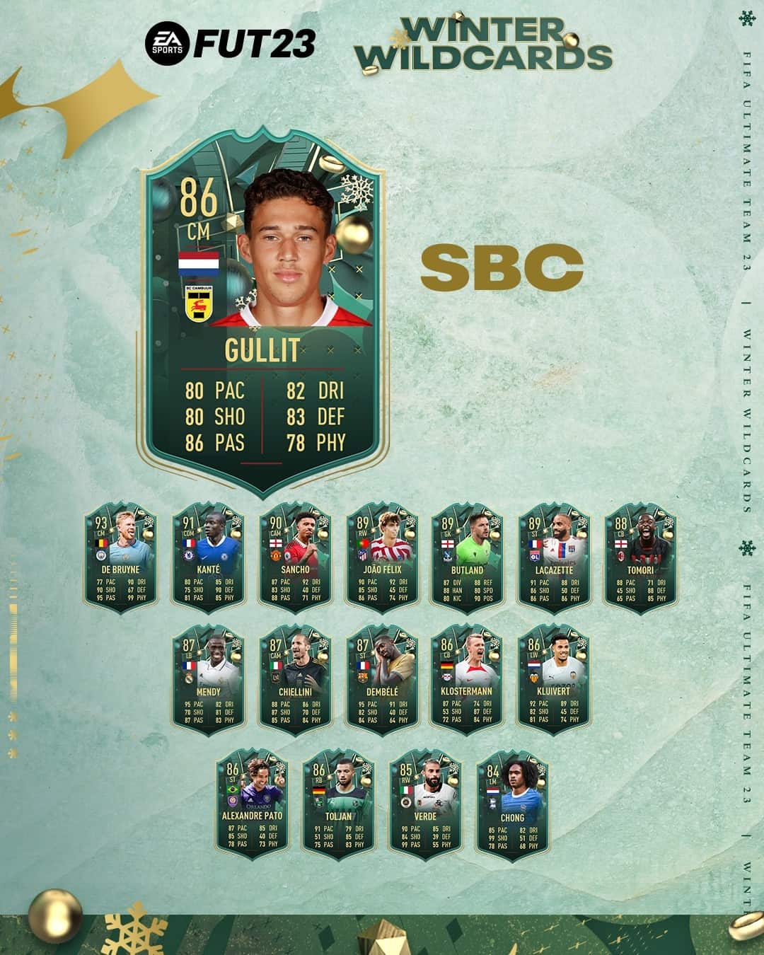 FIFA 23 SBC Maxim Gullit Winter Wildcards: La carta Jolly Invernali ...