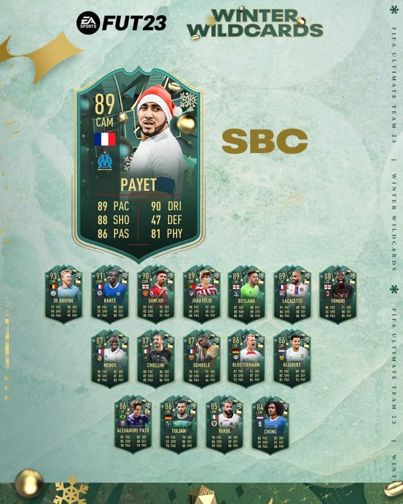 FIFA 23 SBC Dimitri Payet Winter Wildcards: La carta Jolly Invernali del frencese ...