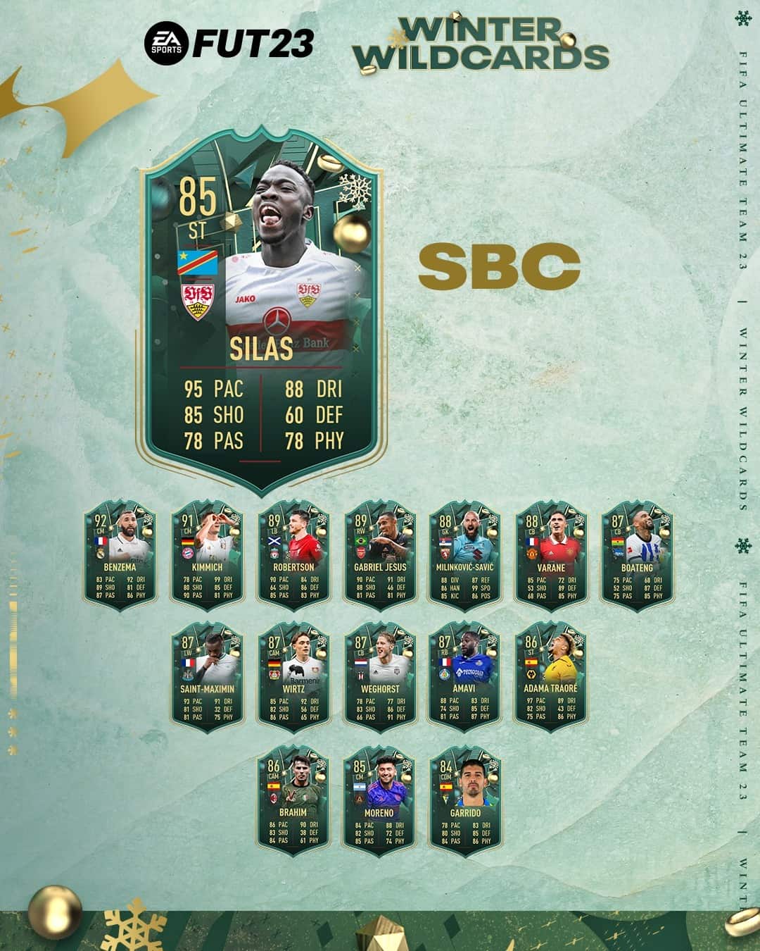 Fifa 23 Sbc Silas Winter Wildcards La Carta Jolly Invernali Del Congolese