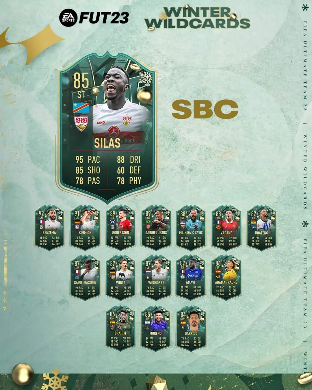FIFA 23 SBC Silas Winter Wildcards: La carta Jolly Invernali del congolese - FifaUltimateTeam.it