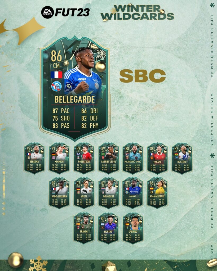 Fifa 23 Sbc Jean Ricner Bellegarde Winter Wildcards La Carta Jolly