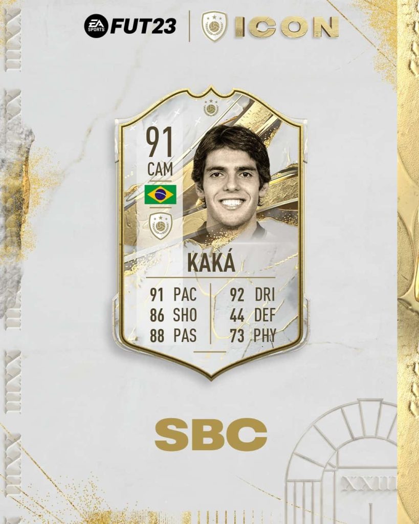 FIFA 23 SBC kaka Prime Icon: Disponibile una nuova Sfida Creazione Rosa ...