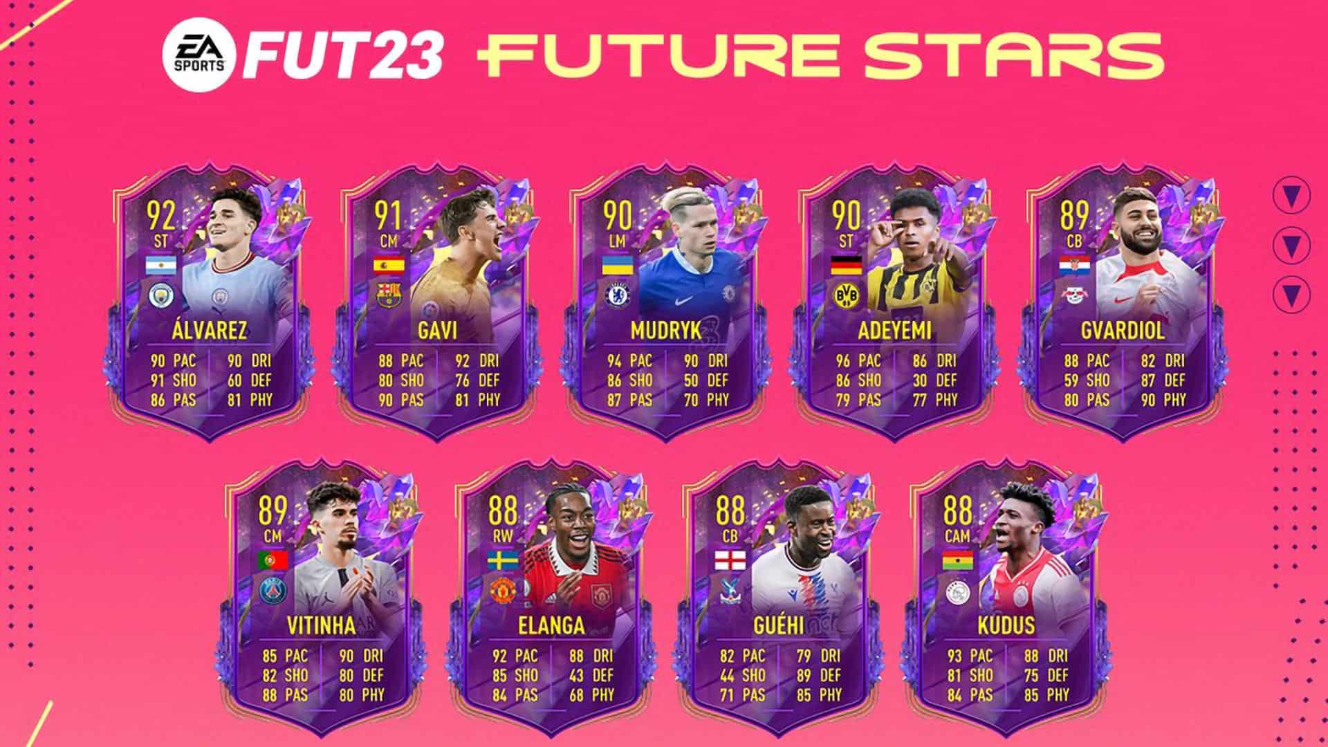 Fifa 23 Team 1 Future Stars Prima Squadra Stelle Del Futuro