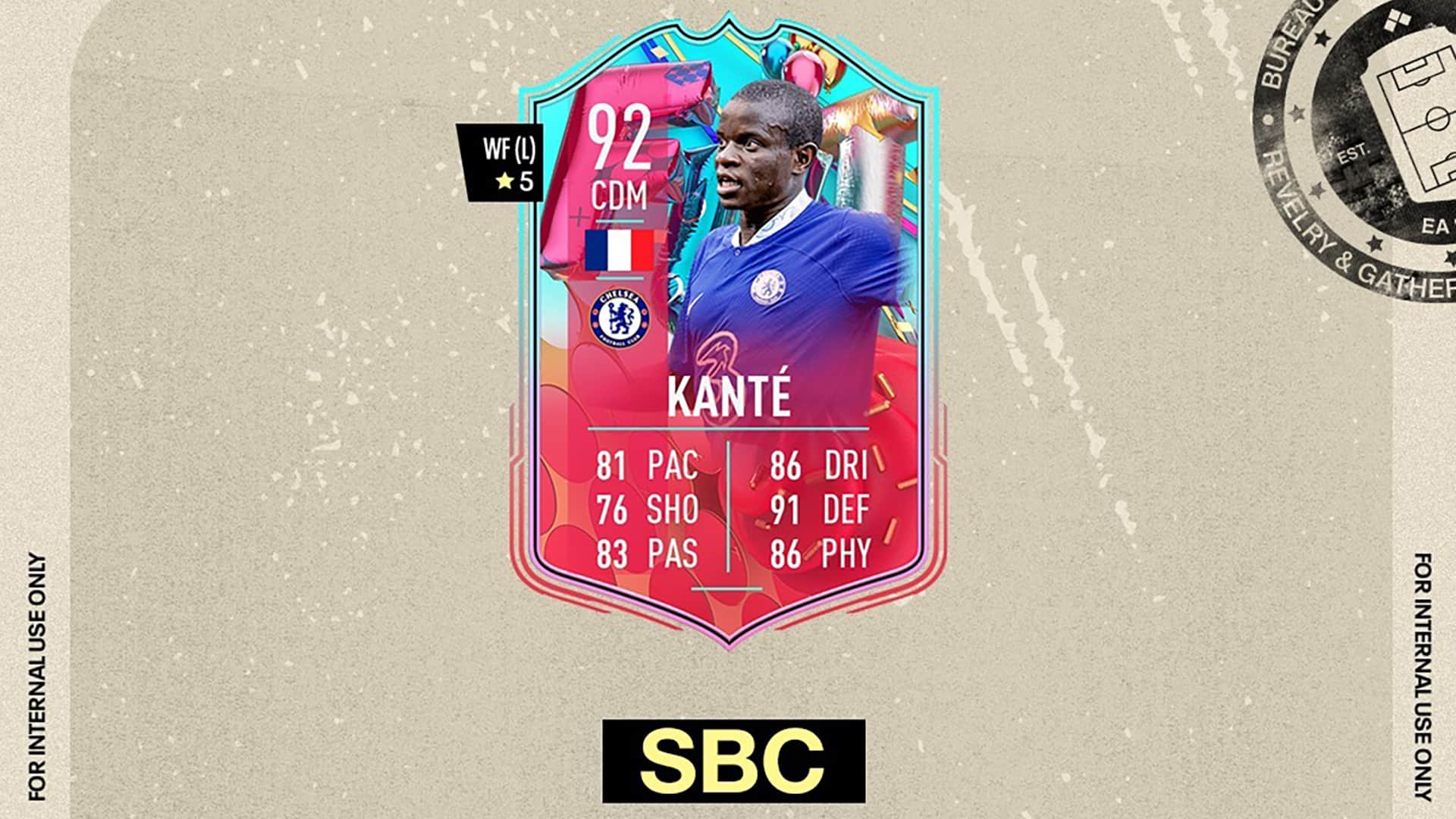 FIFA 23 SBC N'Golo Kante FUT Birthday: Disponibile la carta speciale ...