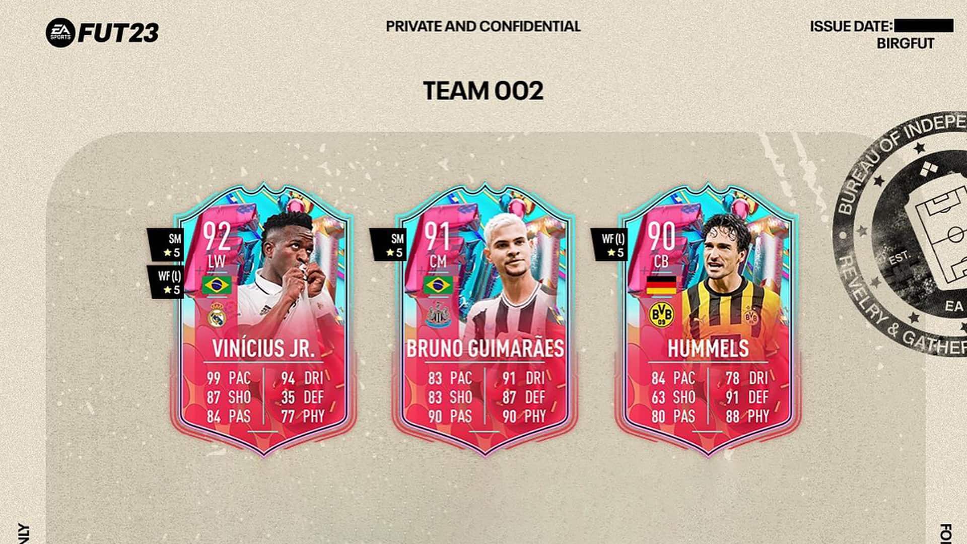 FIFA 23 Team 2 FUT Birthday: Le carte speciali della seconda squadra ...