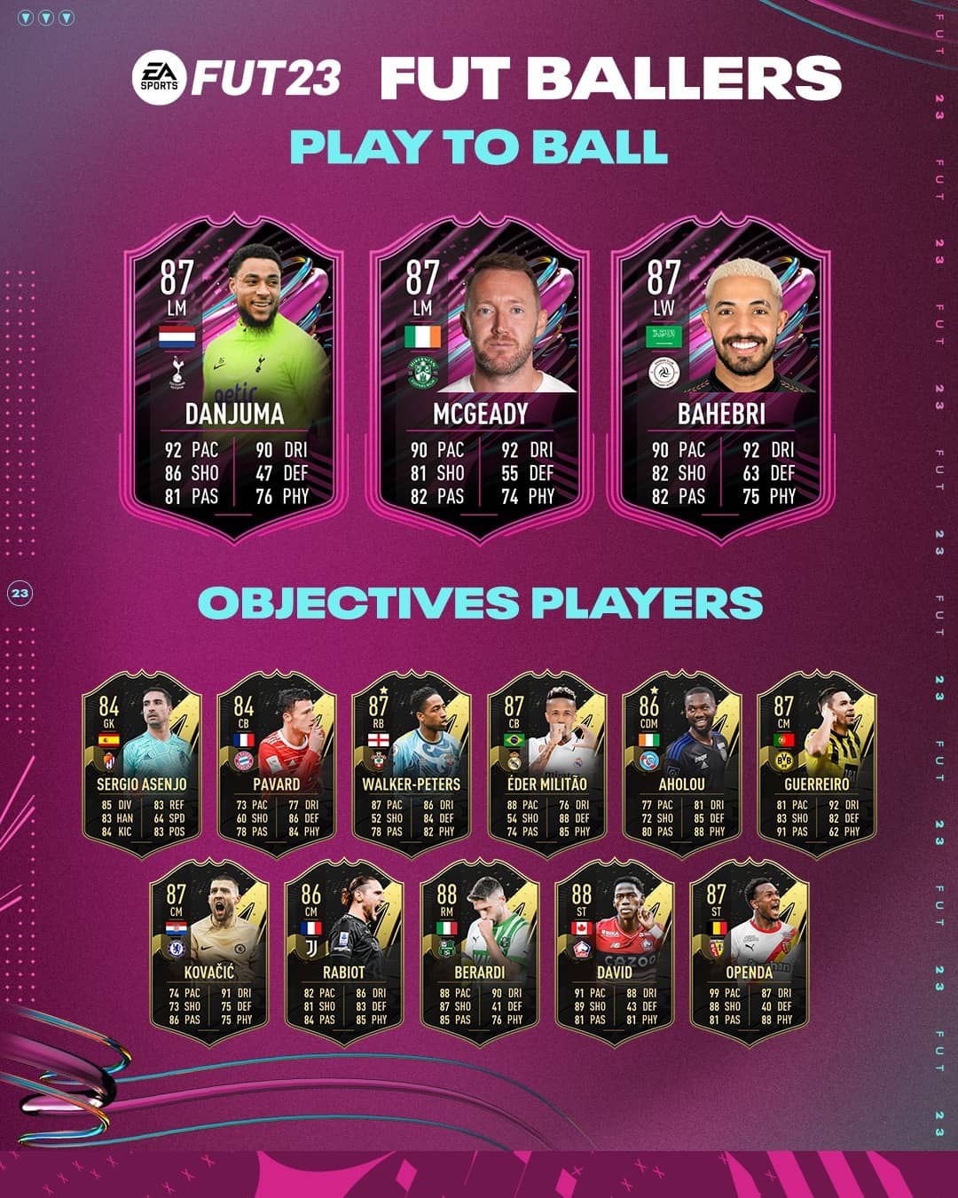 FIFA 23 Obiettivi Danjuma, McGeady e Bahebri FUT Ballers: Gioca Per ...