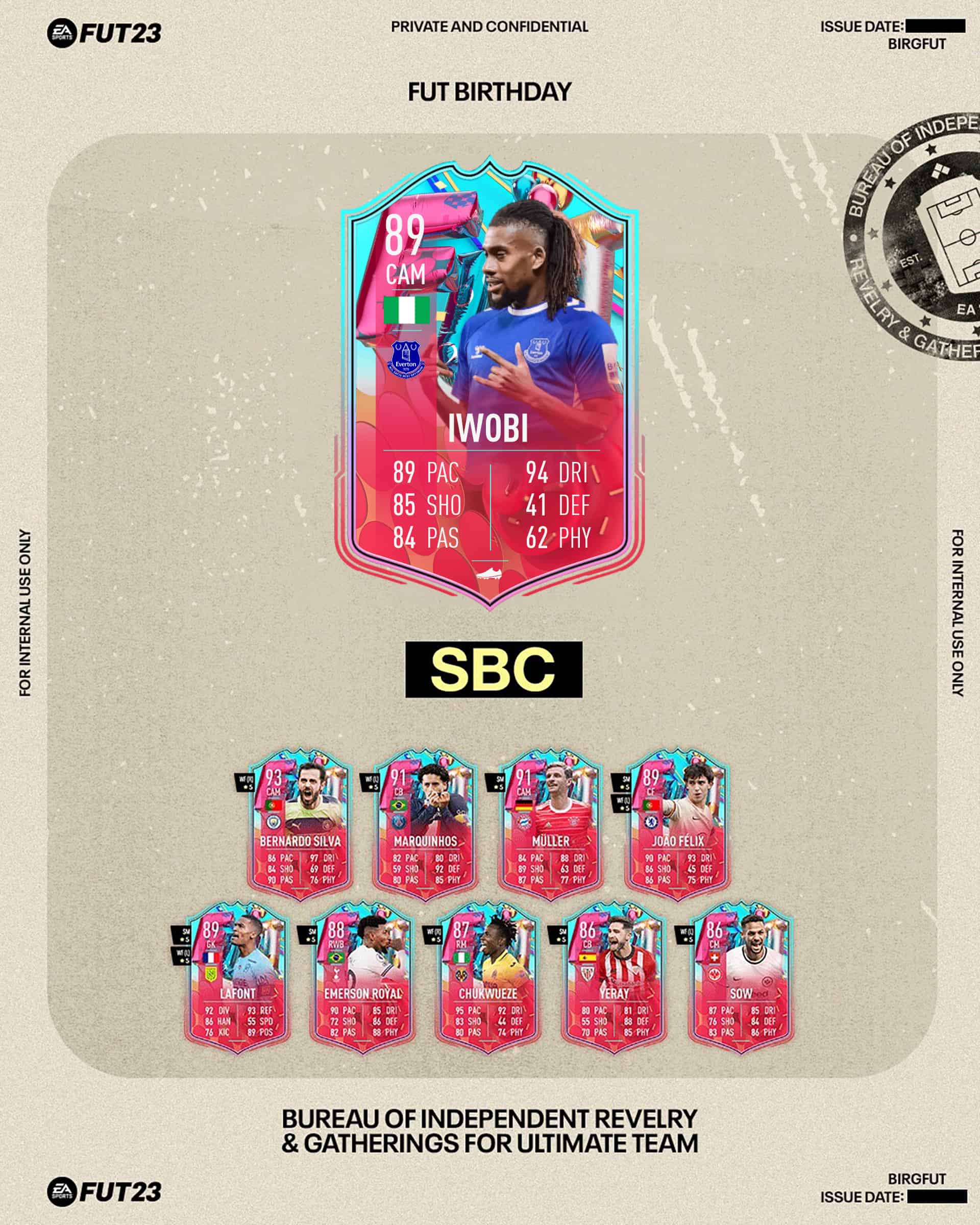 FIFA 23 SBC Alex Iwobi FUT Birthday: Disponibile la carta speciale del ...