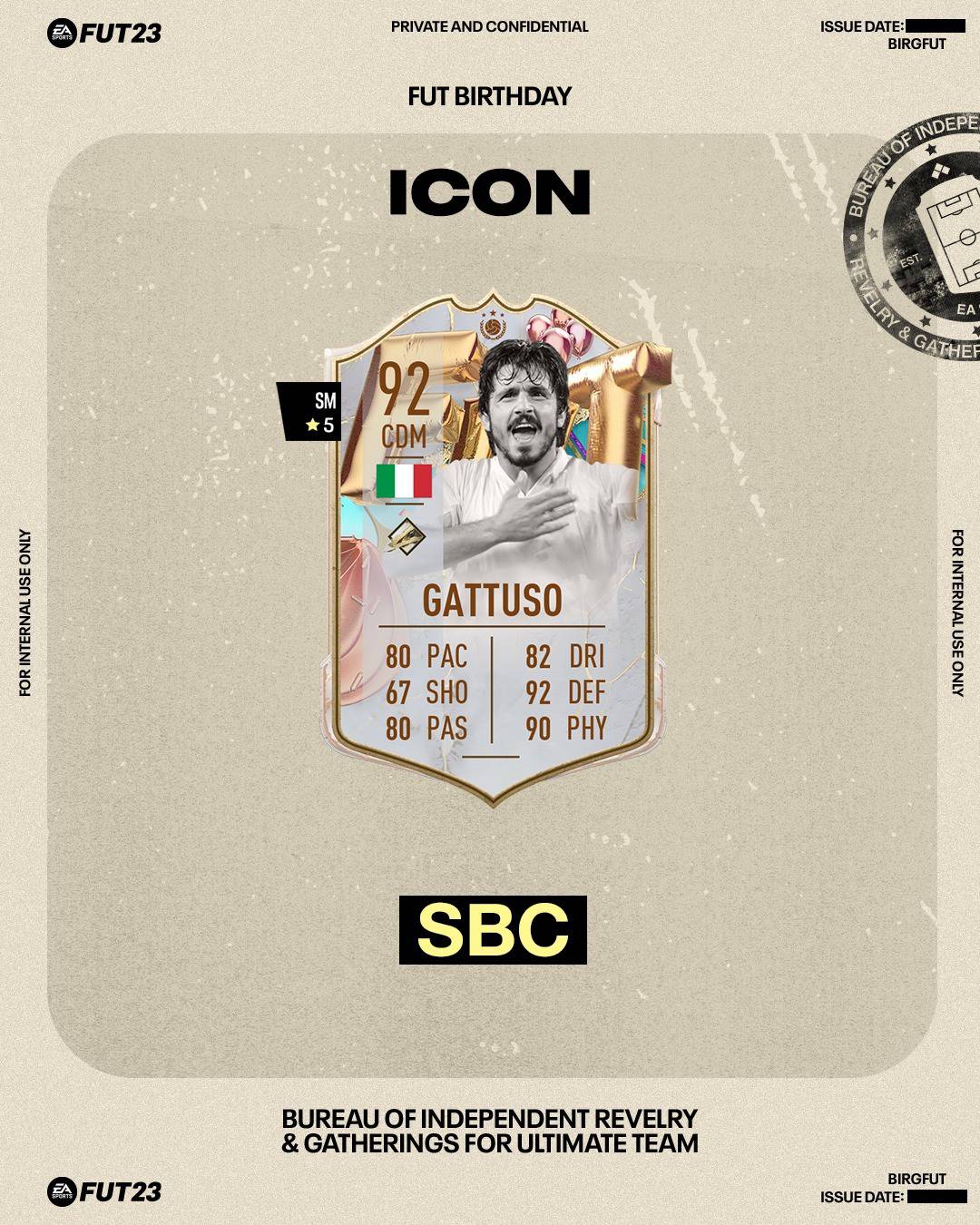 FIFA 23 SBC Gennaro Gattuso FUT Birthday Icon: Disponibile una nuova ...