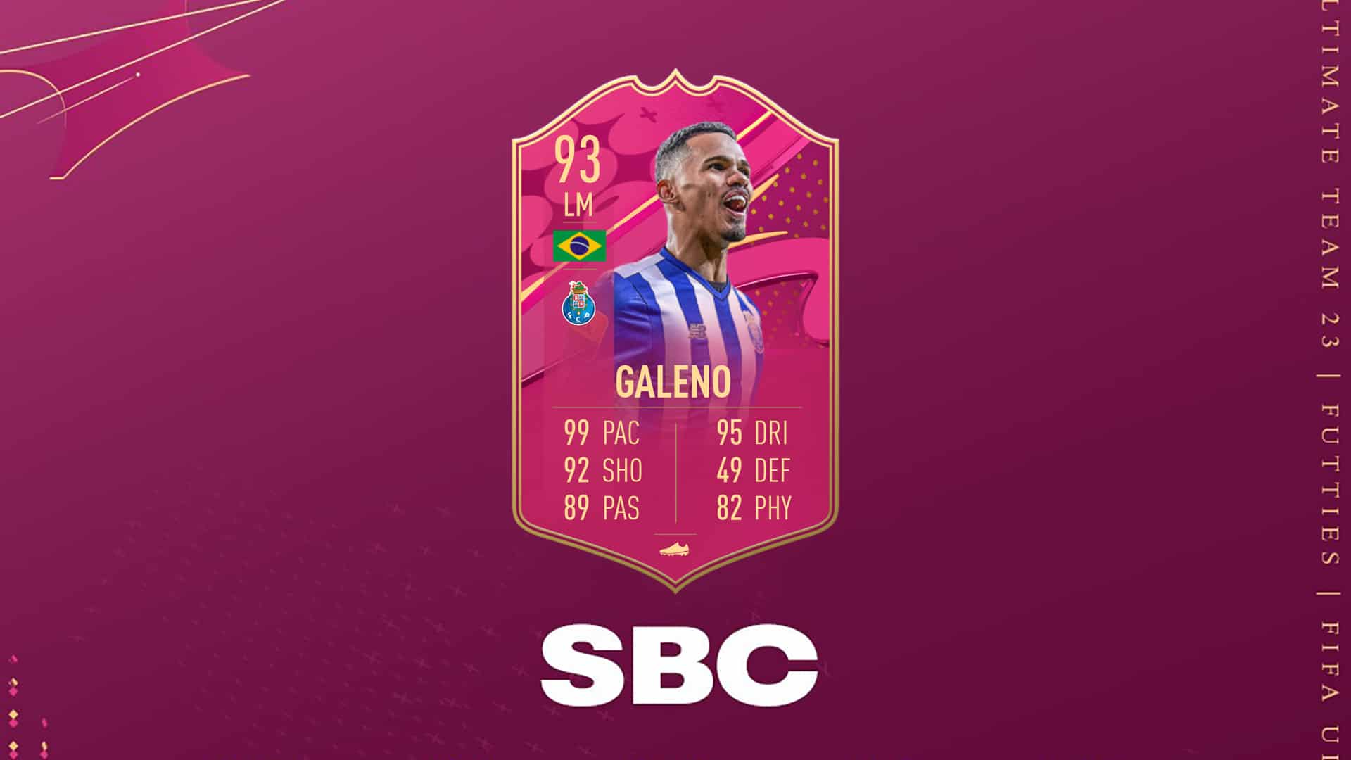 Fifa 23 Sbc Galeno Futties Disponibile Una Nuova Carta Speciale