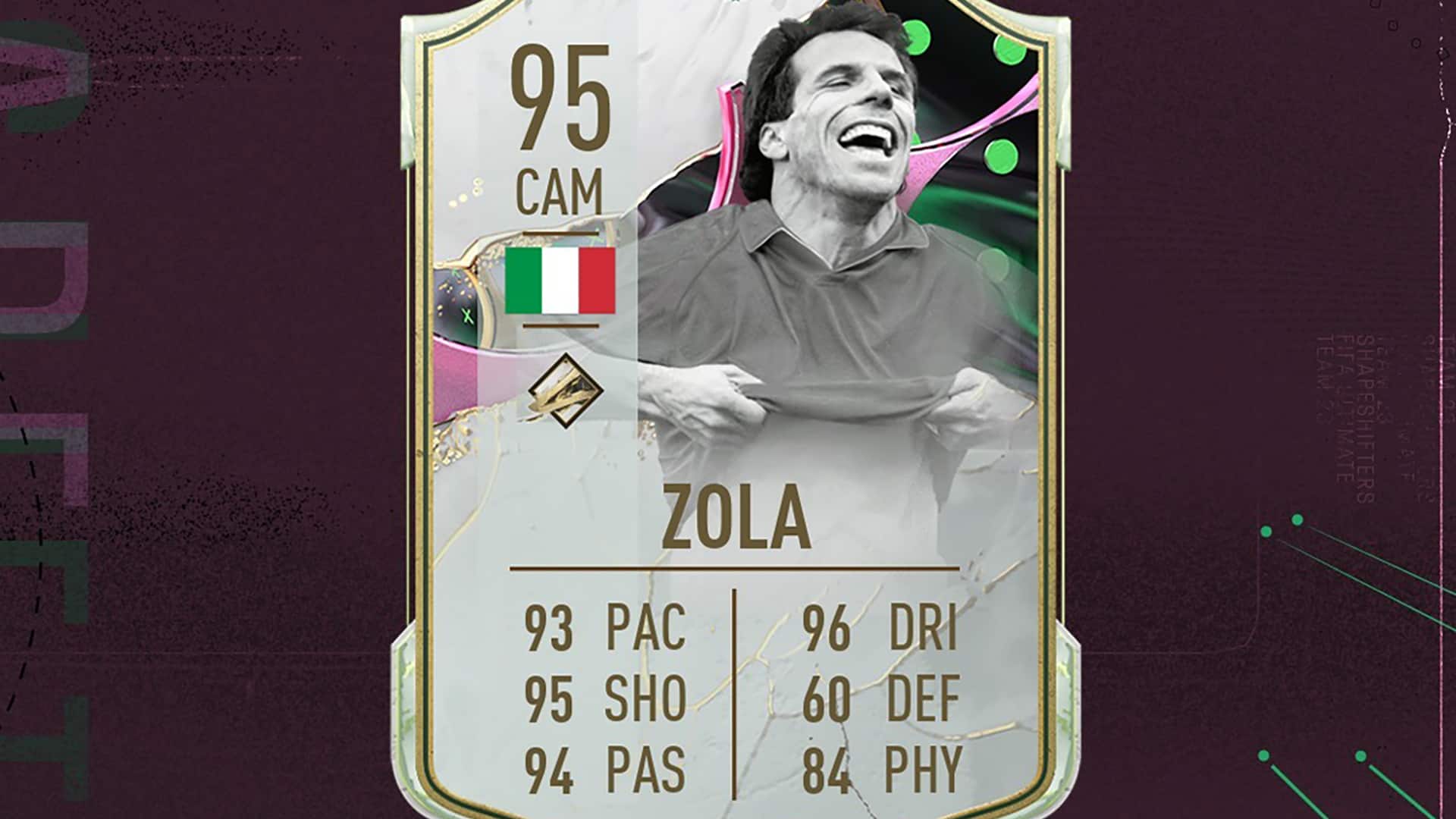 FIFA 23 SBC Gianfranco Zola ShapeShifters Icon: Disponibile La Carta ...