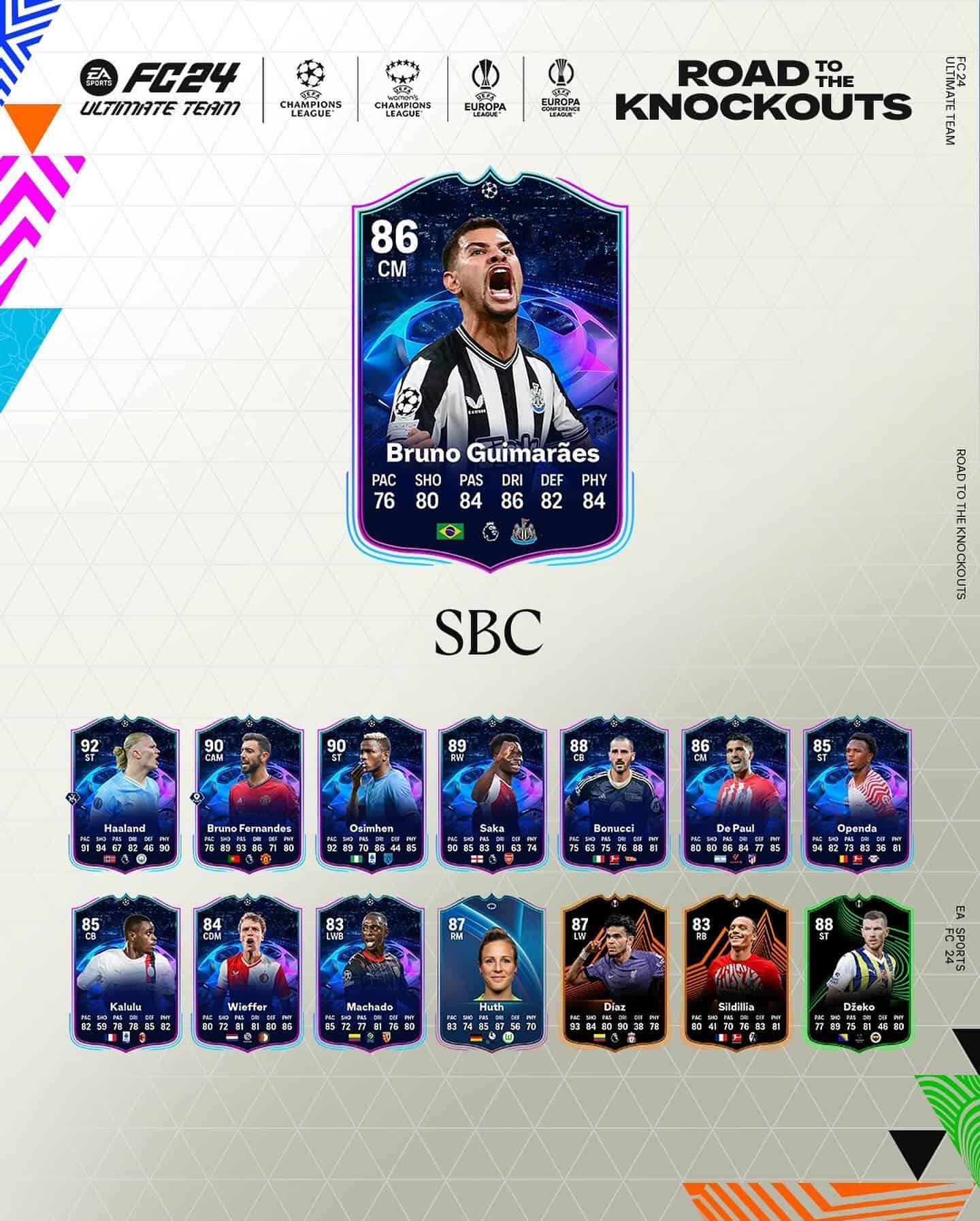 EA Sports FC 24 SBC Bruno Guimaraes RTTK Soluzioni Per Sbloccare La ...