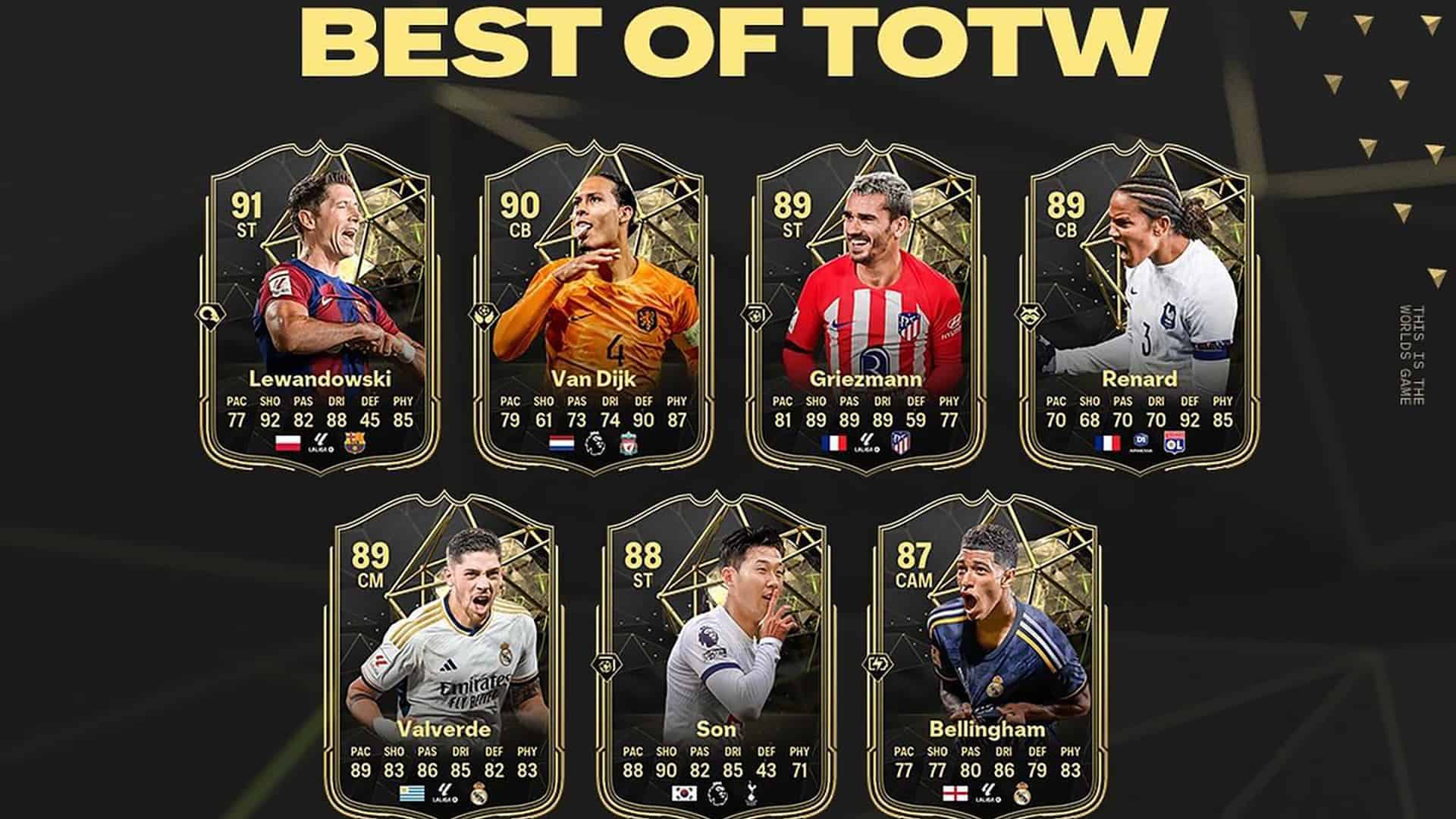 EA Sports FC 24 Best Of TOTW Black Friday Le Migliori Carte Della ...