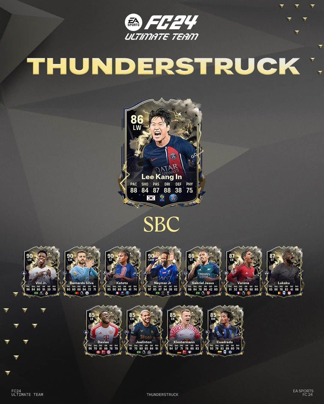 EA Sports FC 24 SBC Lee Kang-in Tuono Soluzioni Per Riscattare La Carta Thunderstruck ...