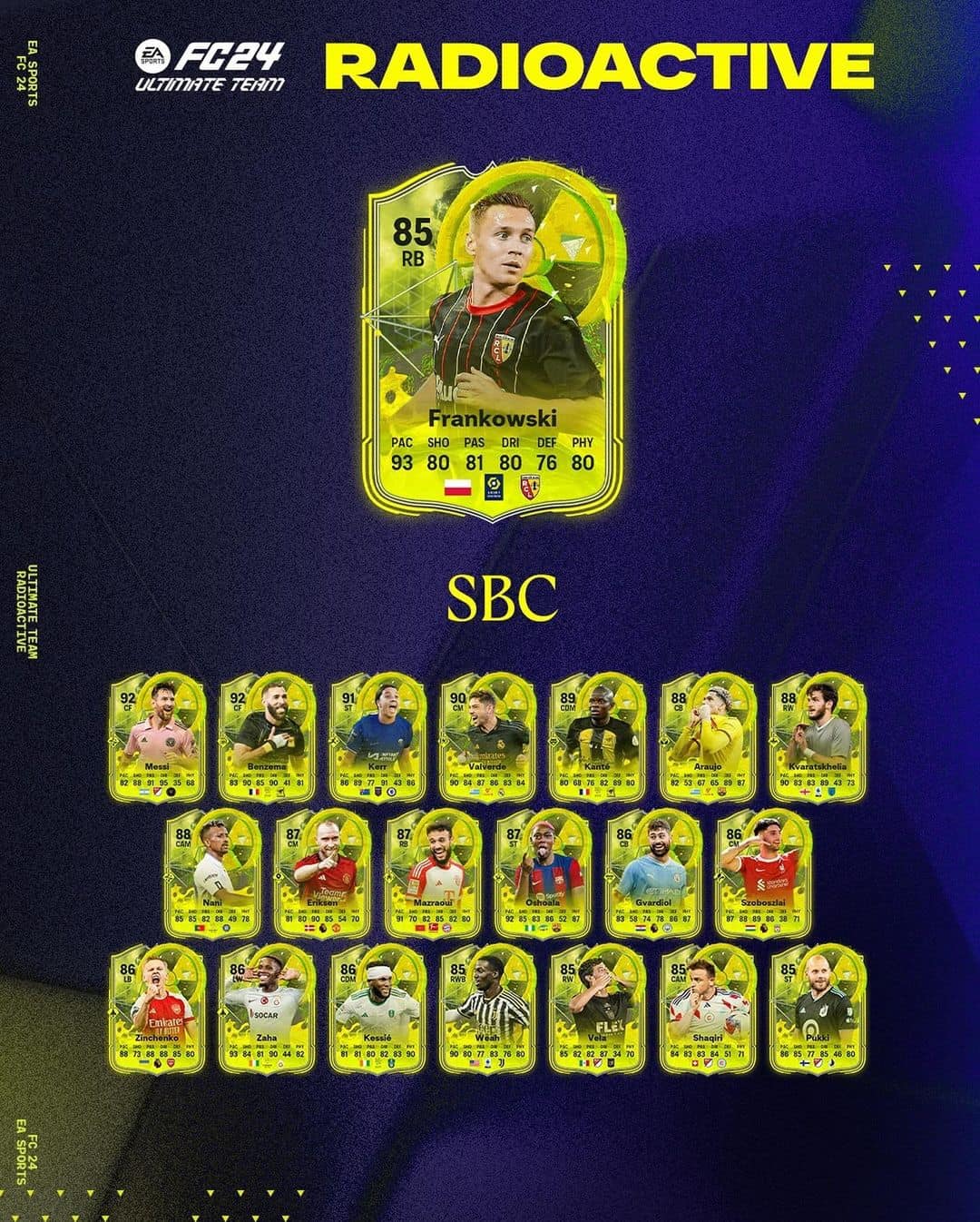 EA Sports FC 24 SBC Przemyslaw Frankowski Radioactive Soluzioni Per ...