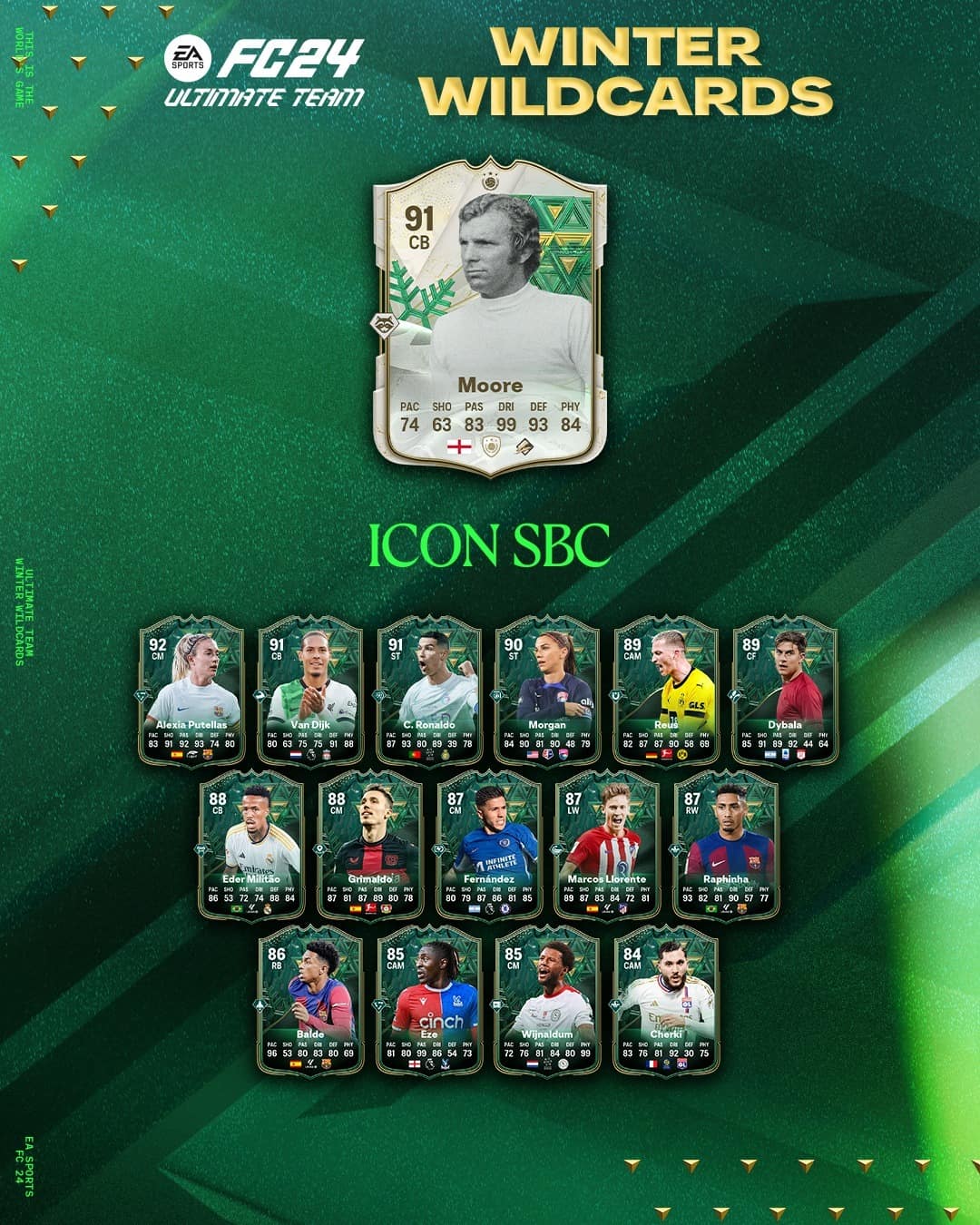 EA Sports FC 24 SBC Bobby Moore Icon Jolly Invernali Soluzioni Per ...