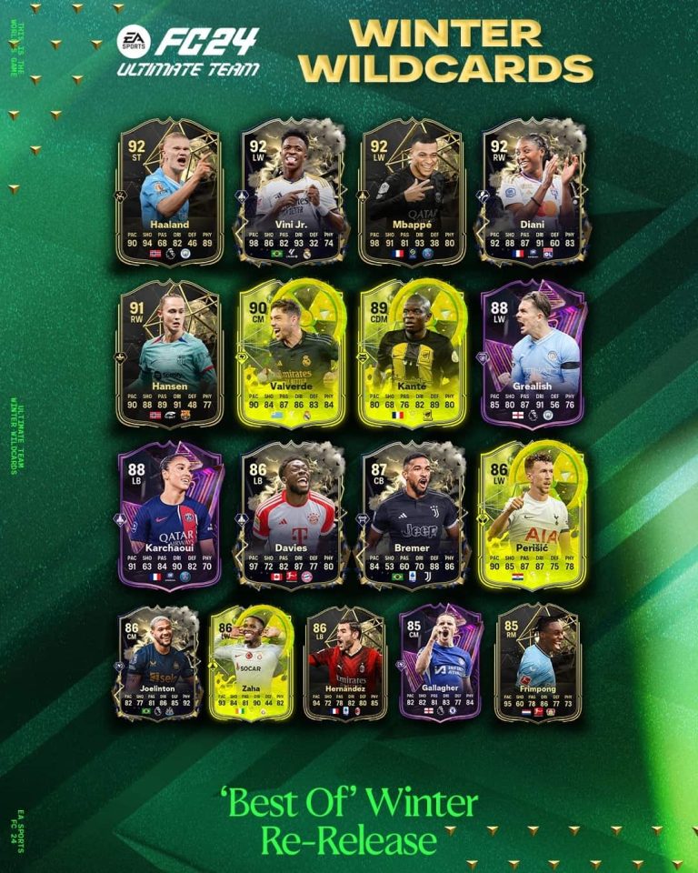 EA Sports FC 24 Squadra Best Of Winter Re-Release Disponibile Nei ...
