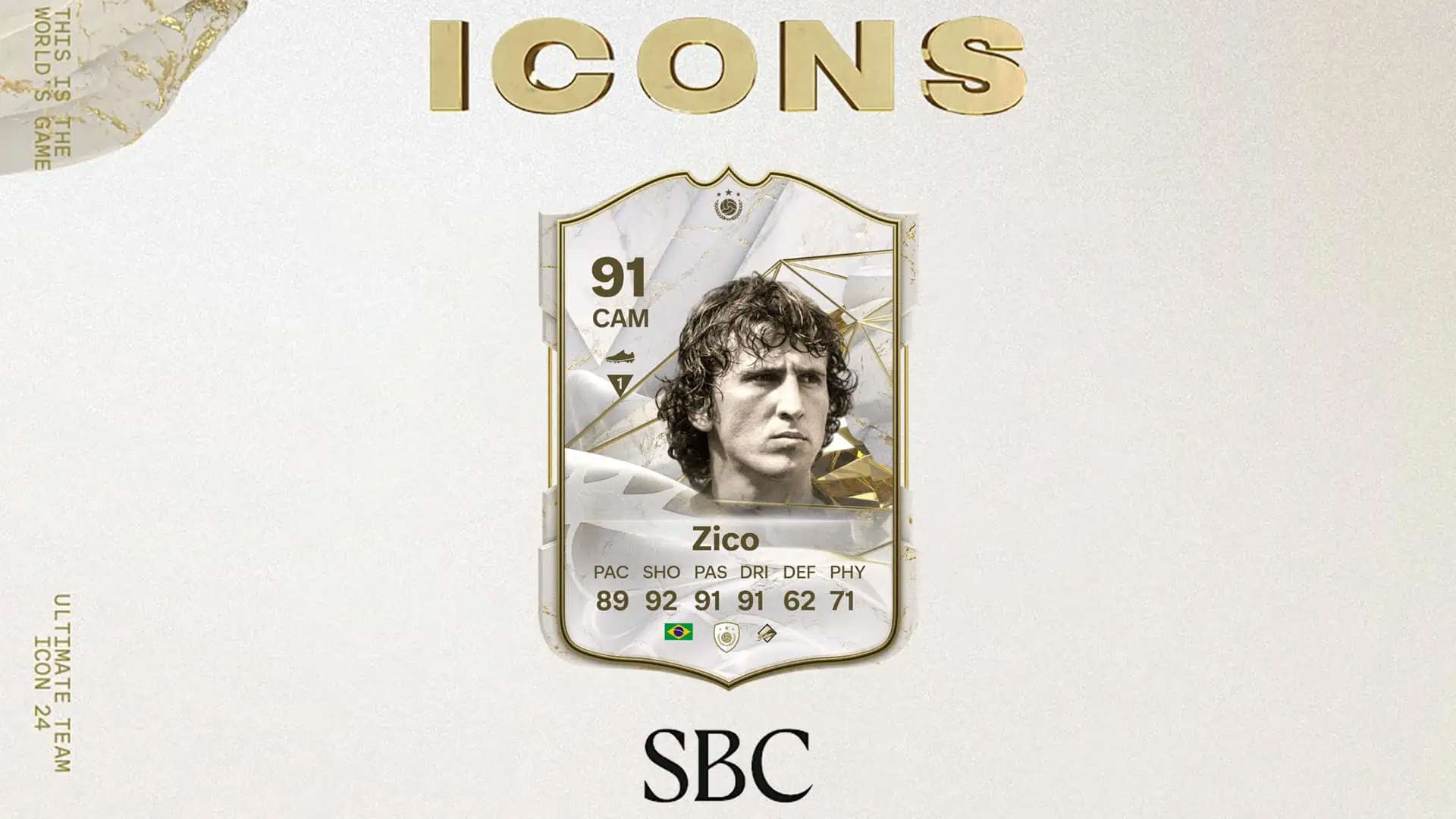 EA Sports FC 24 SBC Zico Icon Soluzioni Per Sbloccare La Carta Del ...