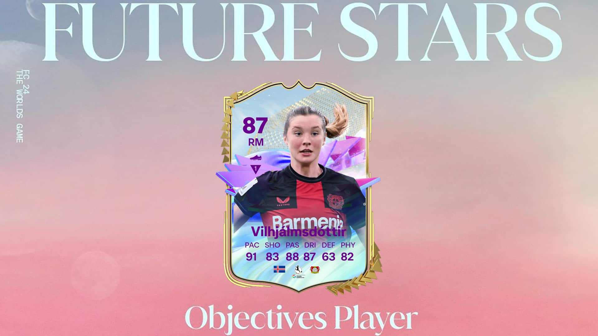 EA Sports FC 24 Obiettivi Karolina Vilhjalmsdottir Stelle Del Futuro ...