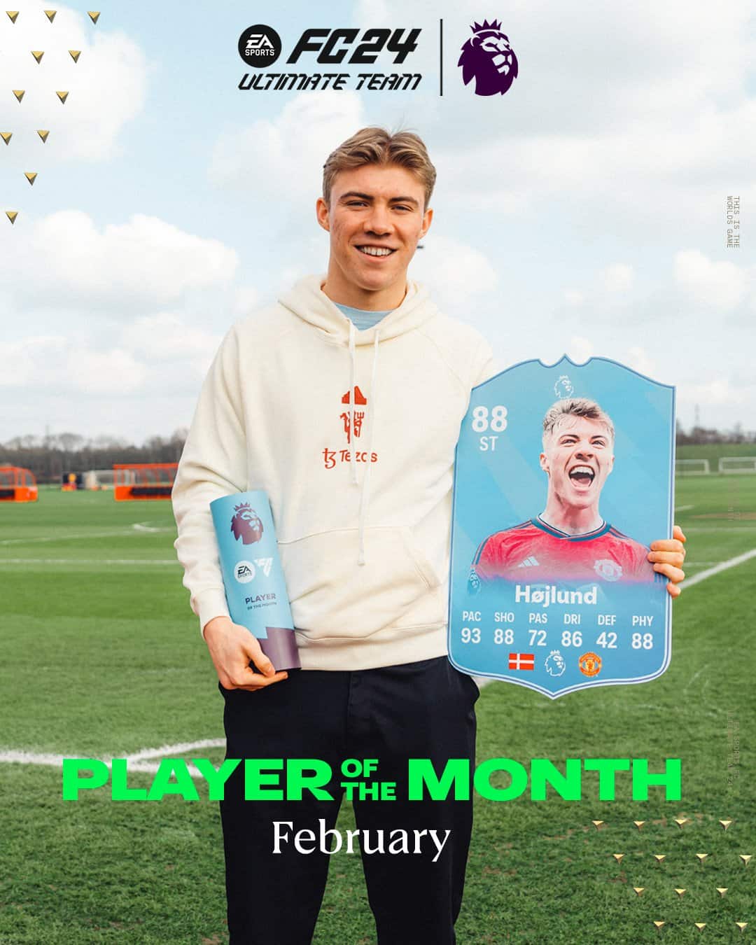 EA Sports FC 24 SBC Rasmus Hojlund POTM Febbraio: Giocatore Del Mese ...
