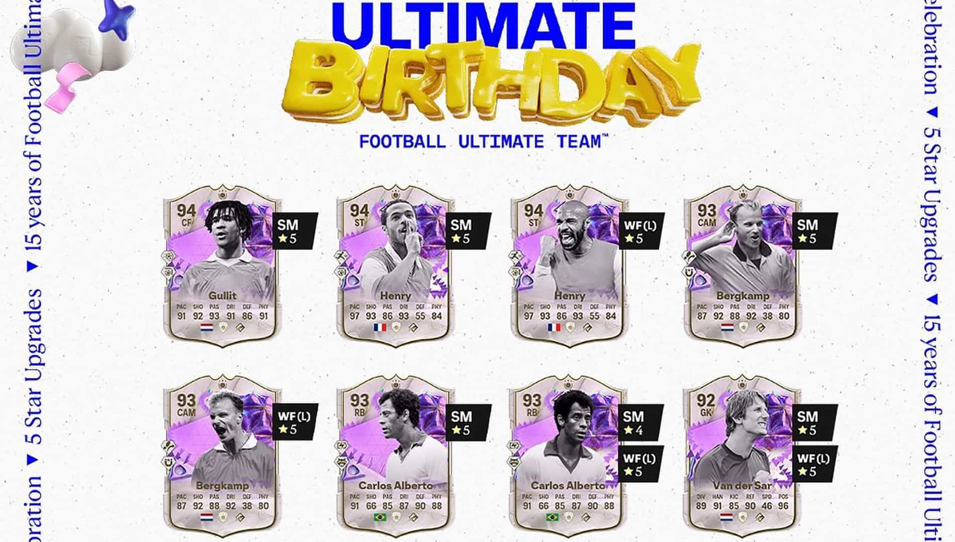 EA Sports FC 24 Team 1 Icon Ultimate Birthday Elenco Carte Speciali ...
