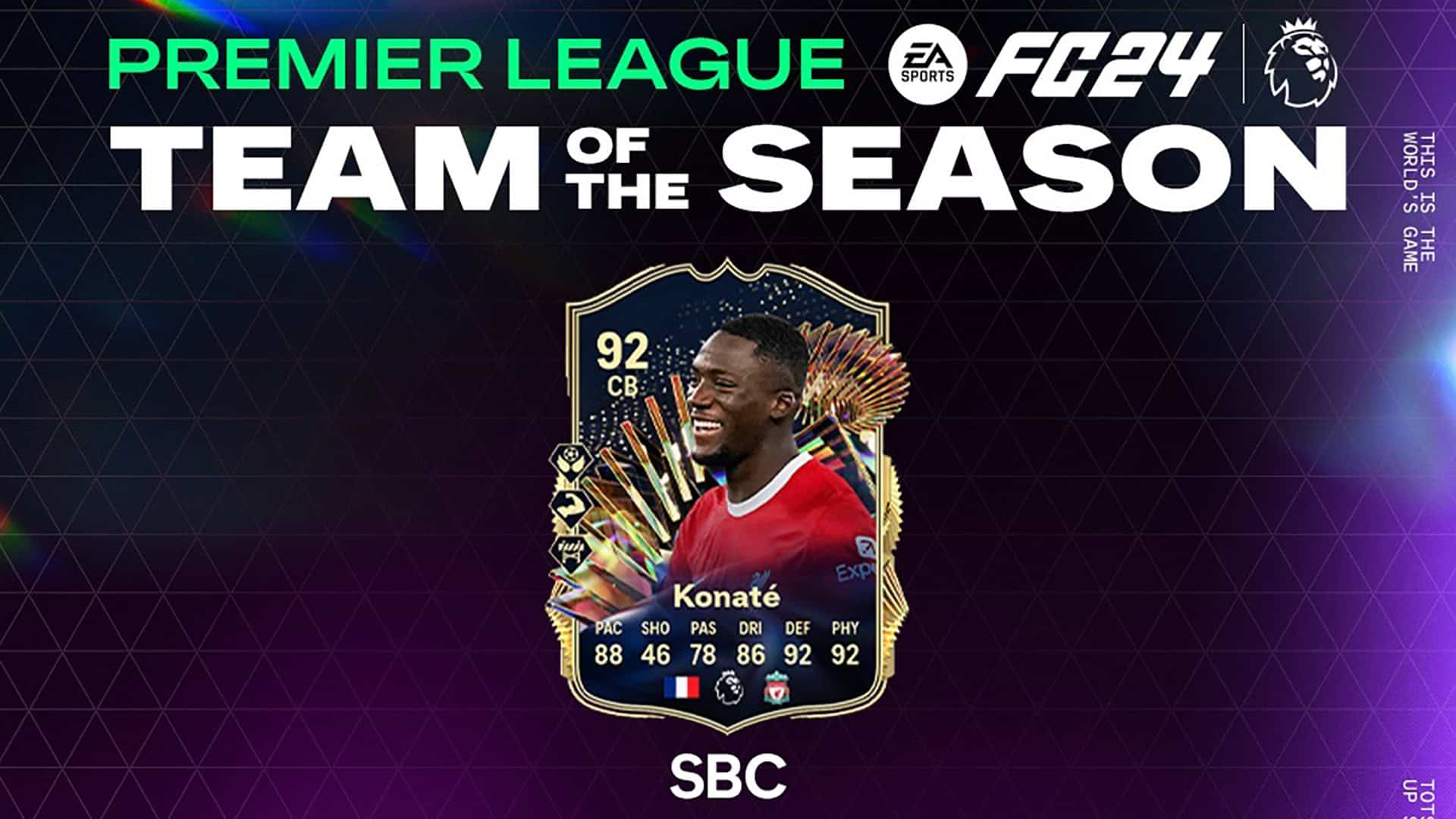 EA Sports FC 24 SBC Ibrahima Konate TOTS Soluzioni Per Ricevere La ...
