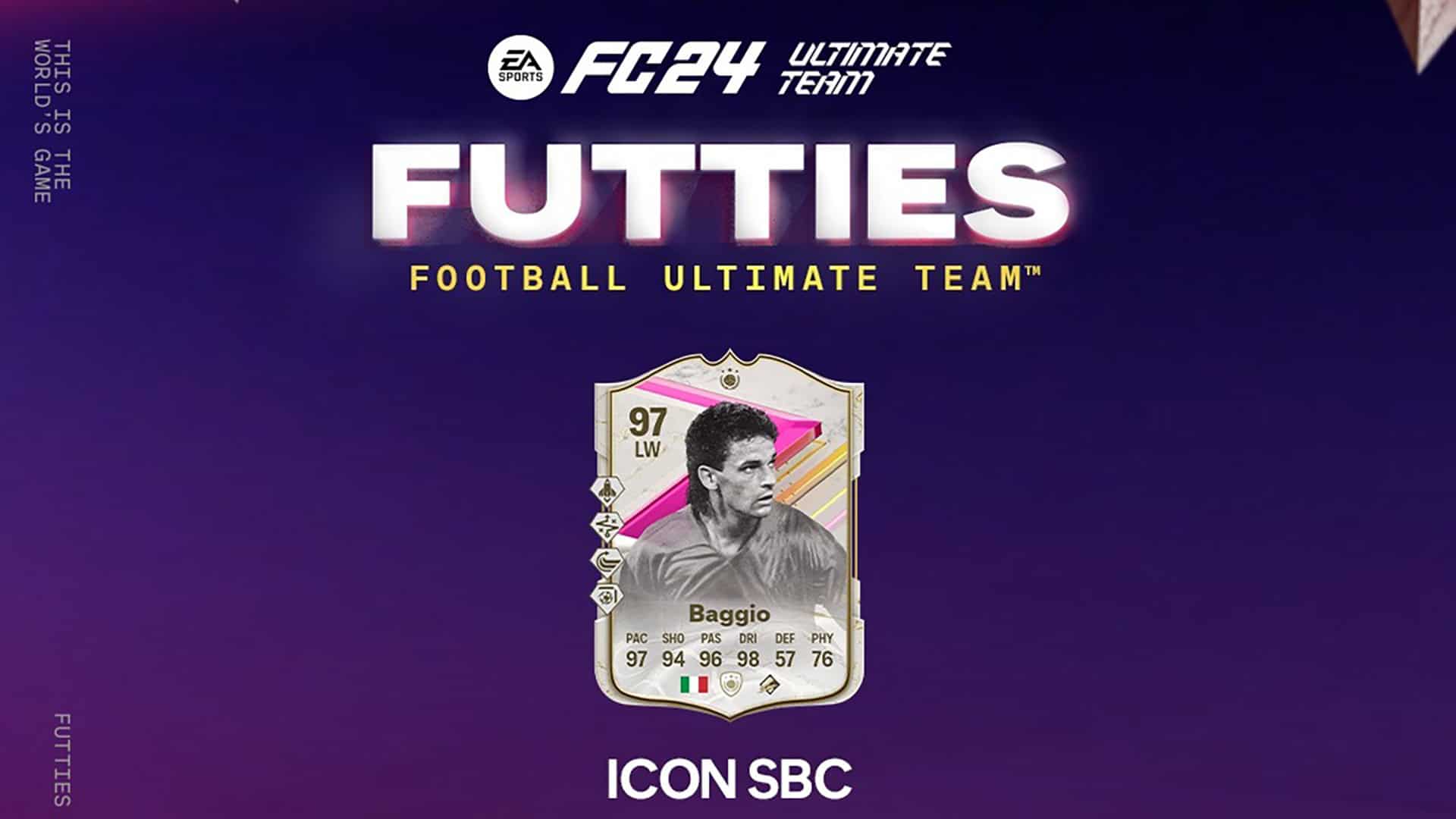 EA FC 24 SBC Roberto Baggio Icon Futties Soluzioni E Recensione Carta ...