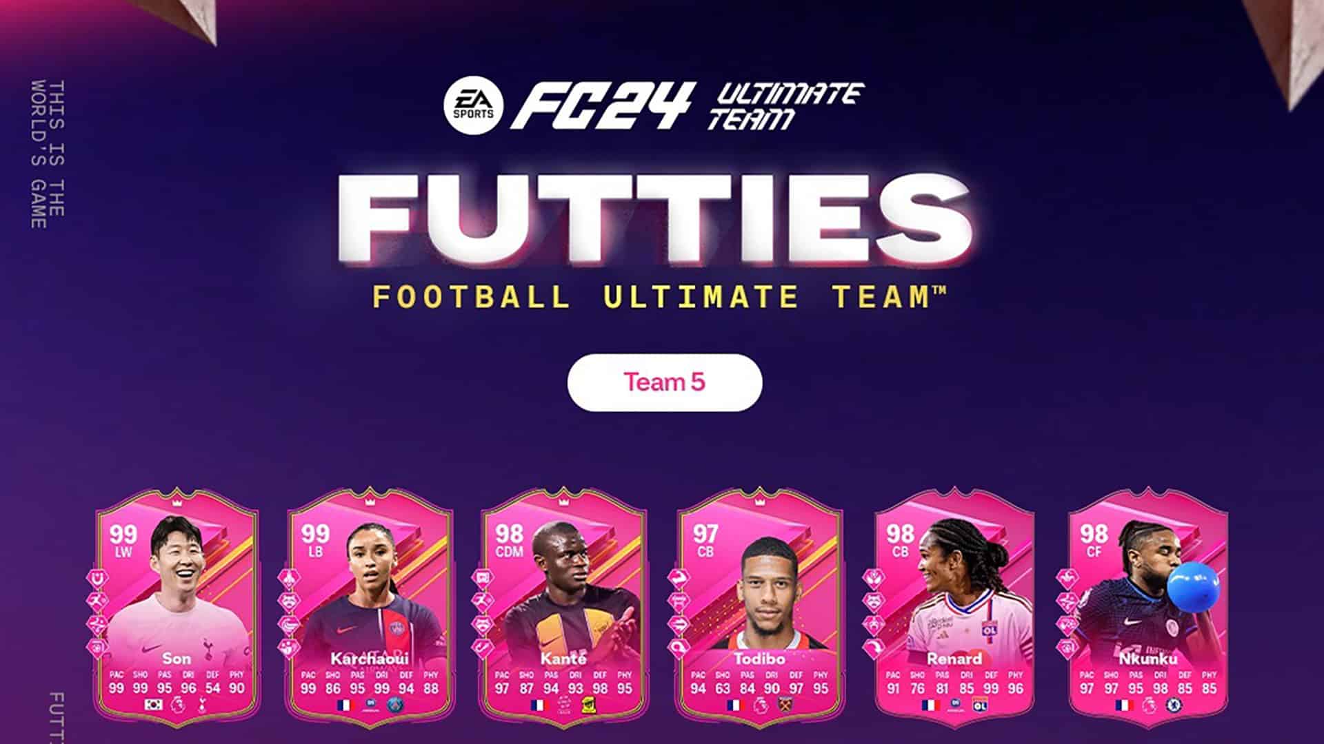 EA FC 24 Team 5 Futties Disponibile La Quinta Squadra Degli Oscar Di UT ...