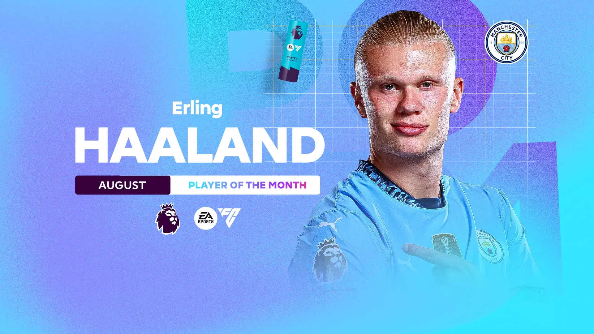 EA FC 25 Erling Haaland POTM Agosto Premier League - FifaUltimateTeam.it