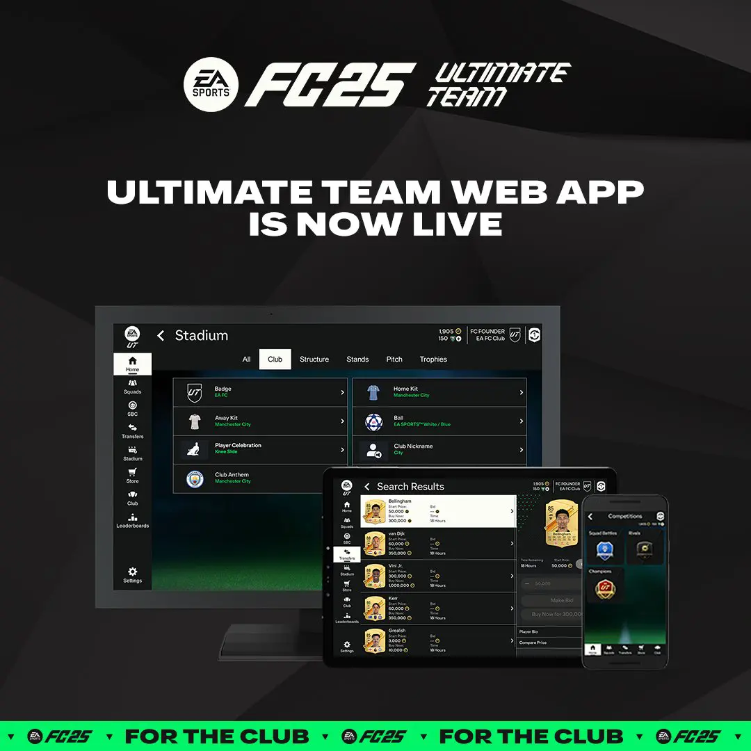 EA FC 25 Web App Disponibile Oggi Ecco Il Link Per Accedere Ad Ultimate Team - FifaUltimateTeam.it
